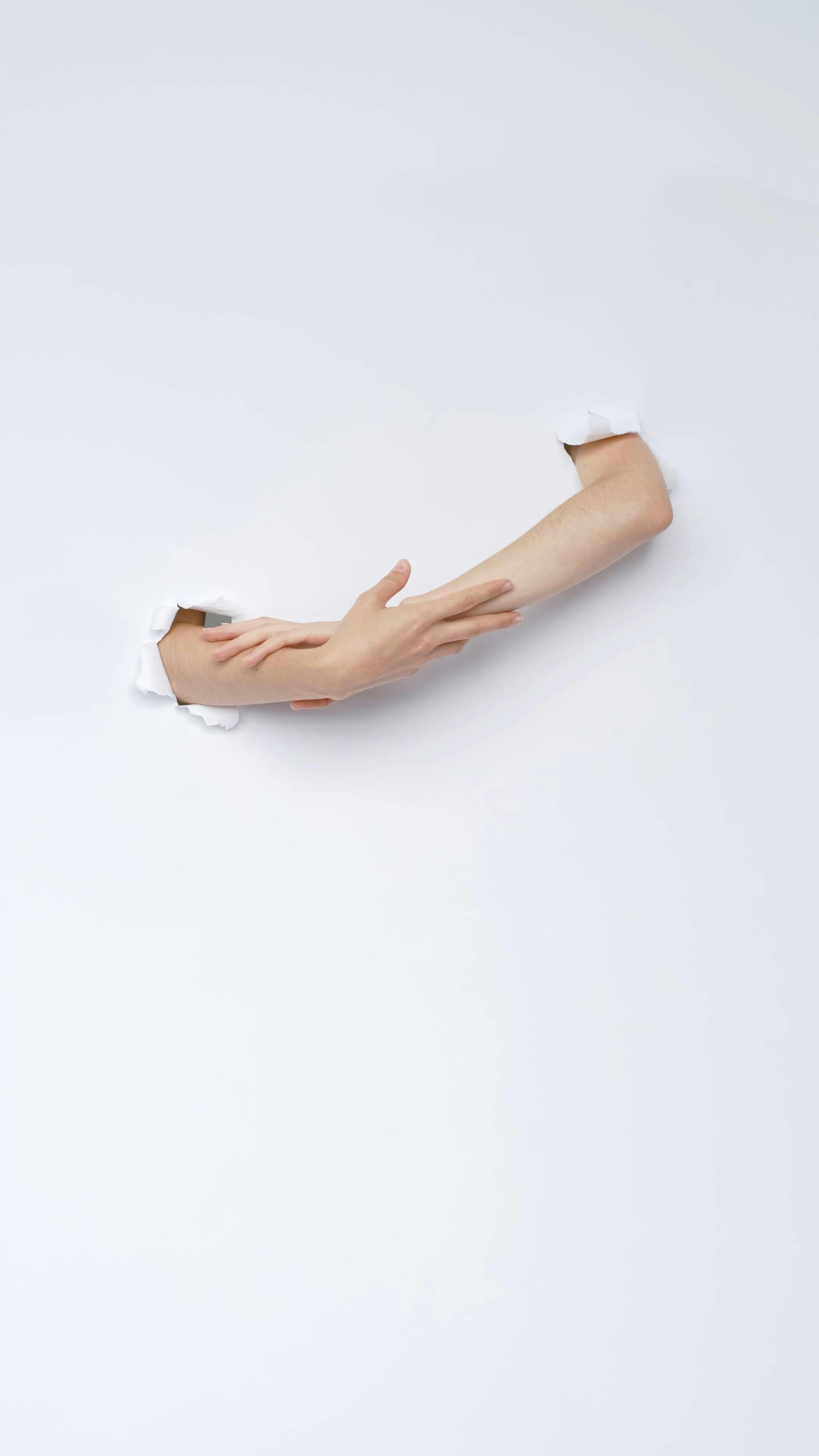 A Pair of Arms Caressing · Free Stock Video