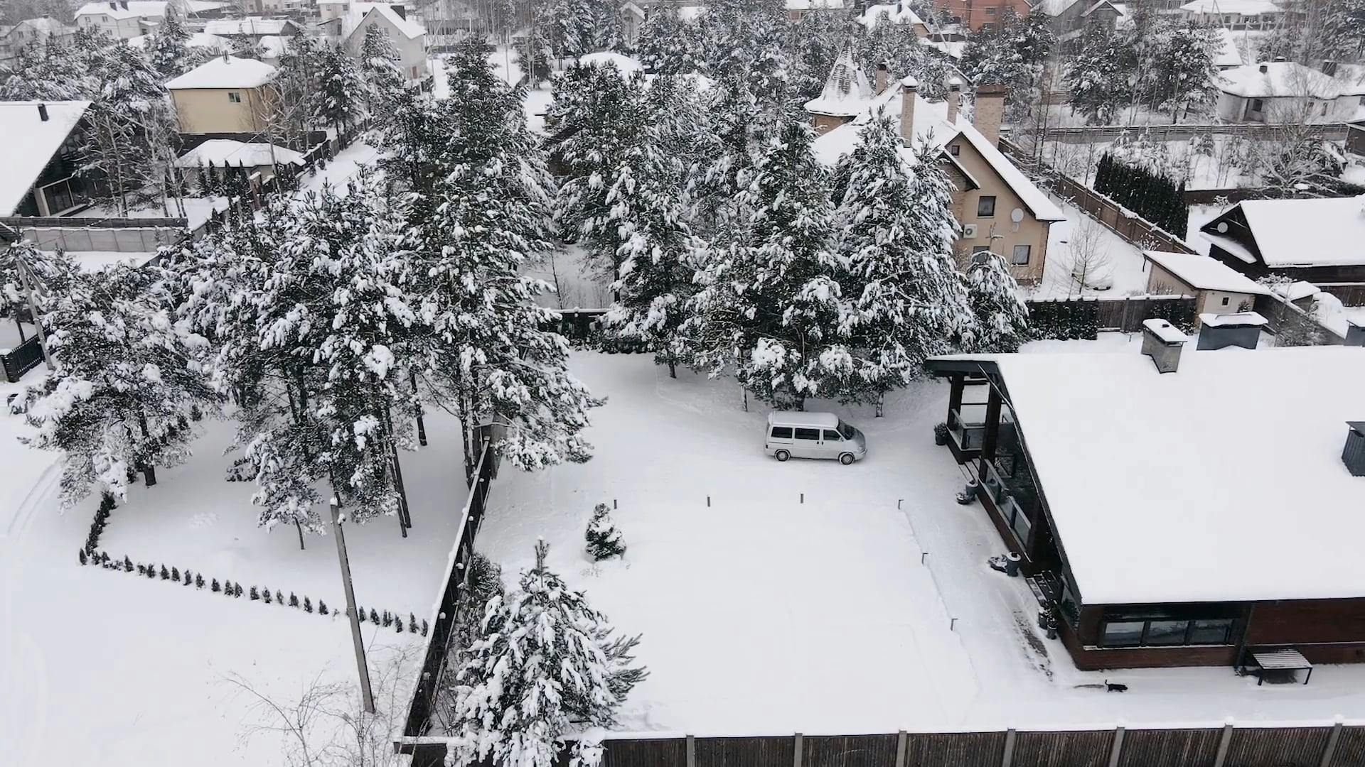 Video of a Snowstorm · Free Stock Video