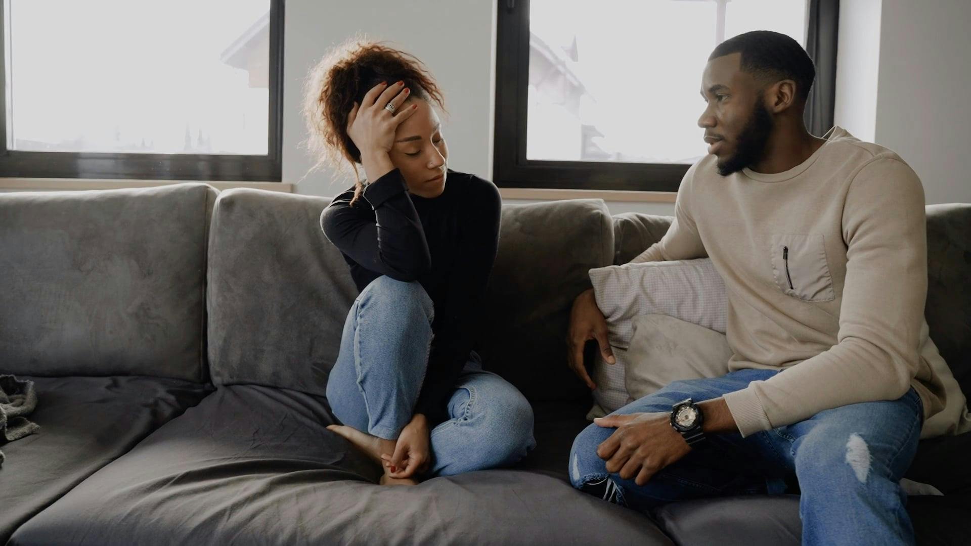 Man Checking On Woman · Free Stock Video