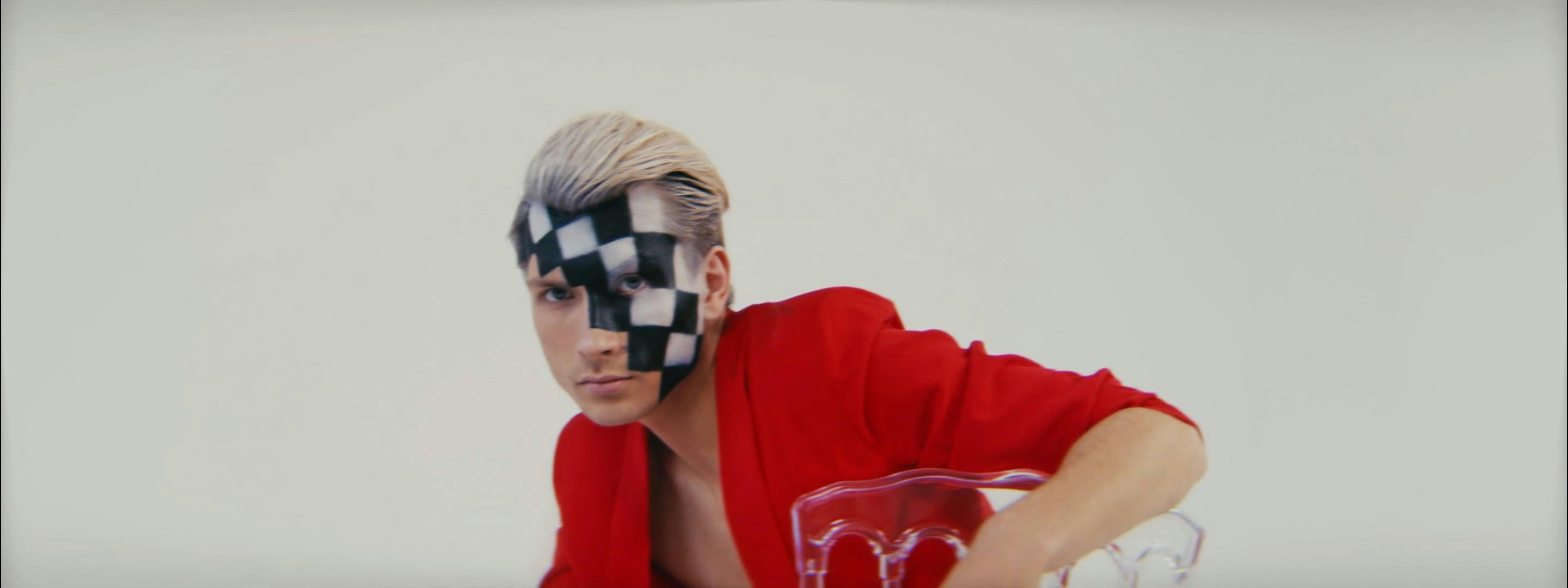 A Dancing Man with a Chess Face Paint Free Stock Video Footage, Royalty ...