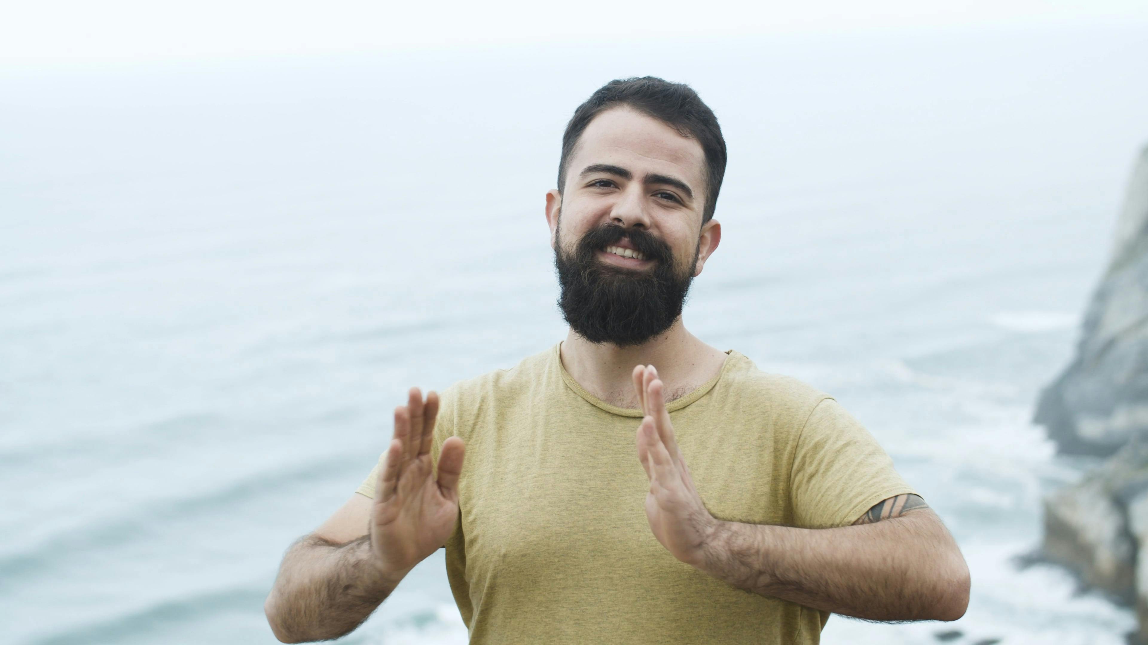 Man Doing Namaste Position Free Stock Video Footage, Royalty-Free 4K ...