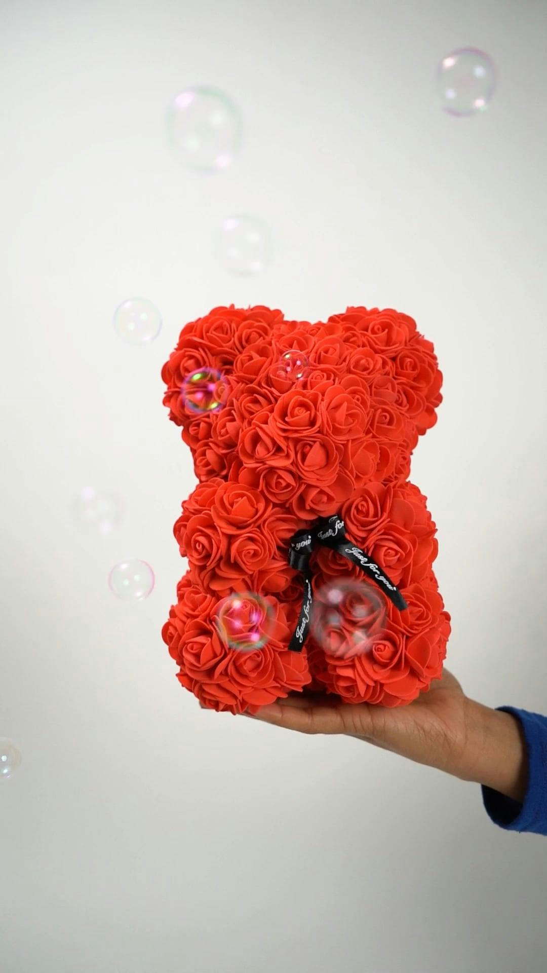 Red Teddy Bear Shaped Gift · Free Stock Video