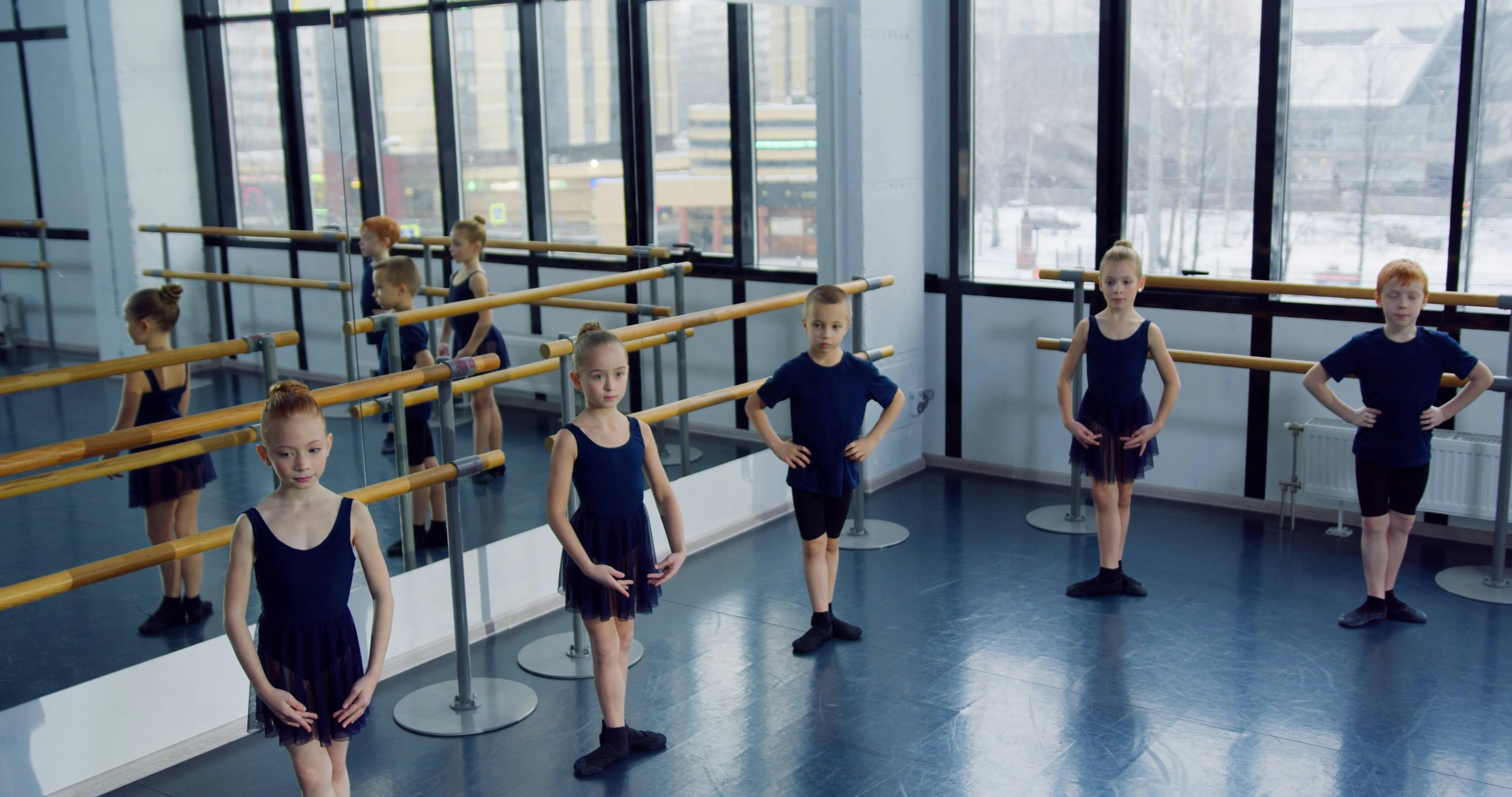 Children Doing Ballet Dance · Free Stock Video