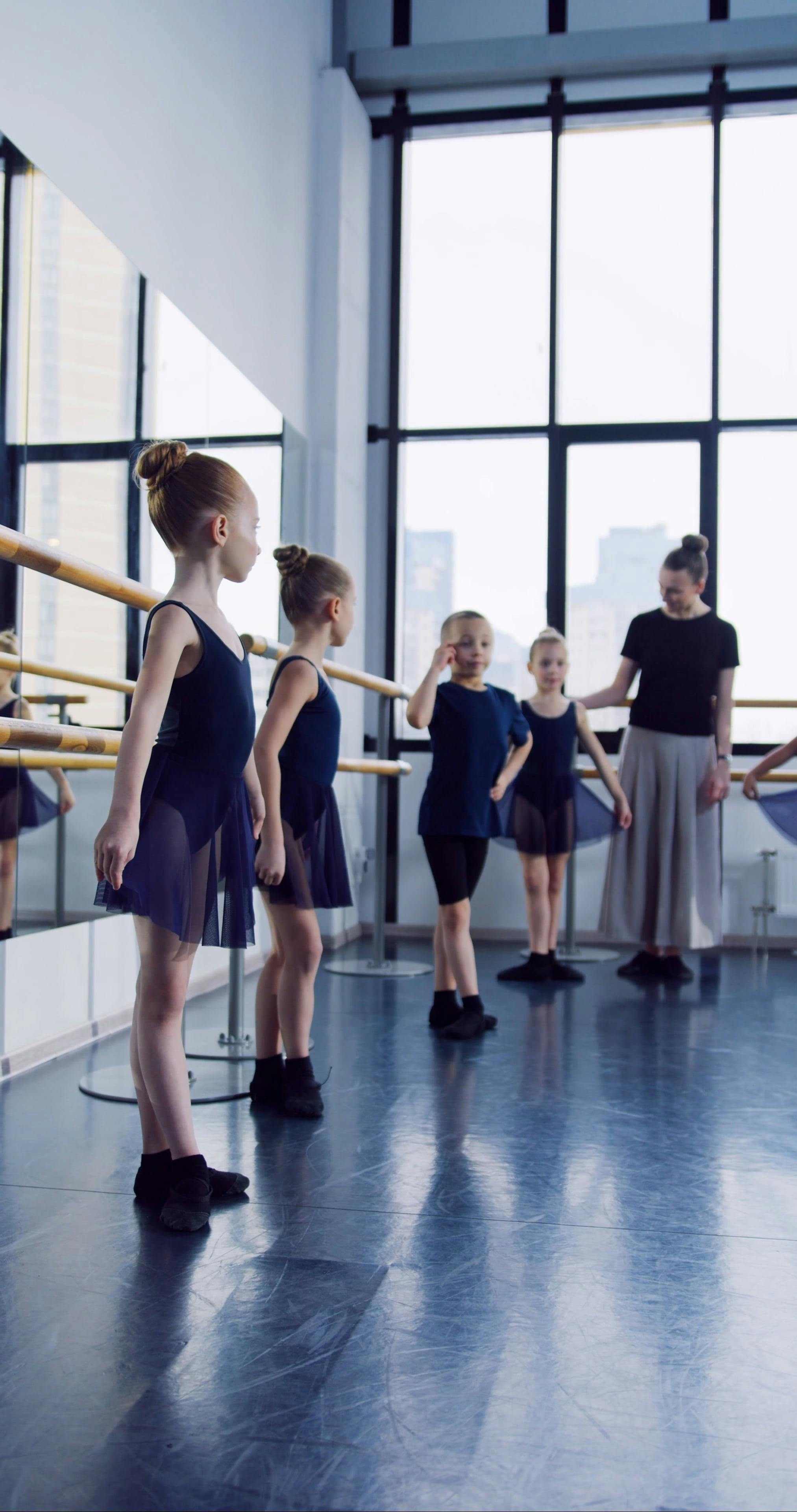 Children and Teacher in Ballet Class Free Stock Video Footage, Royalty ...
