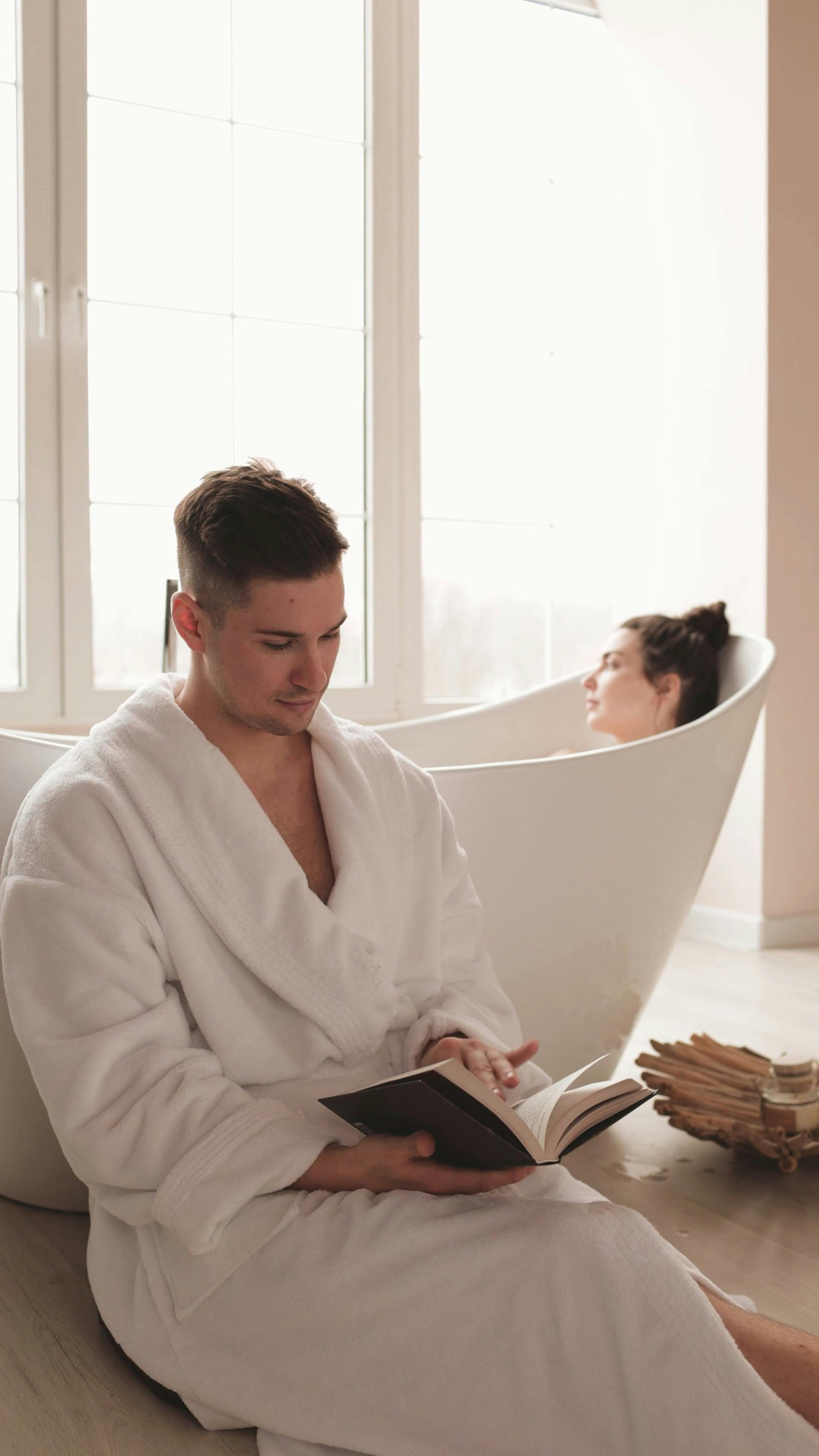 Couple kissing in bathroom Free Stock Video Footage, Royalty-Free 4K ...