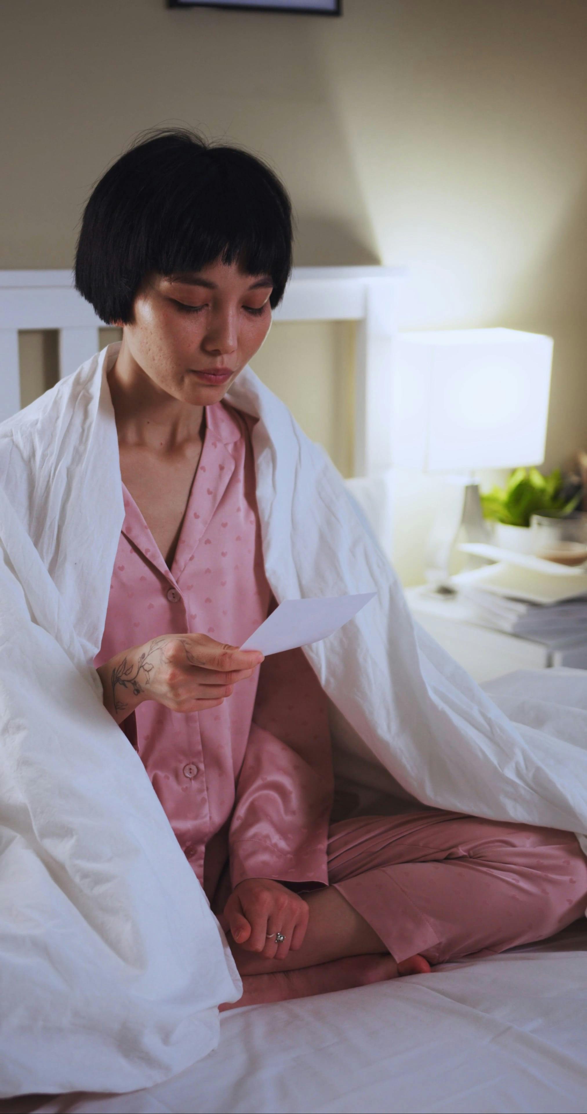 A Sad Woman in Bed Free Stock Video Footage, Royalty-Free 4K & HD Video ...