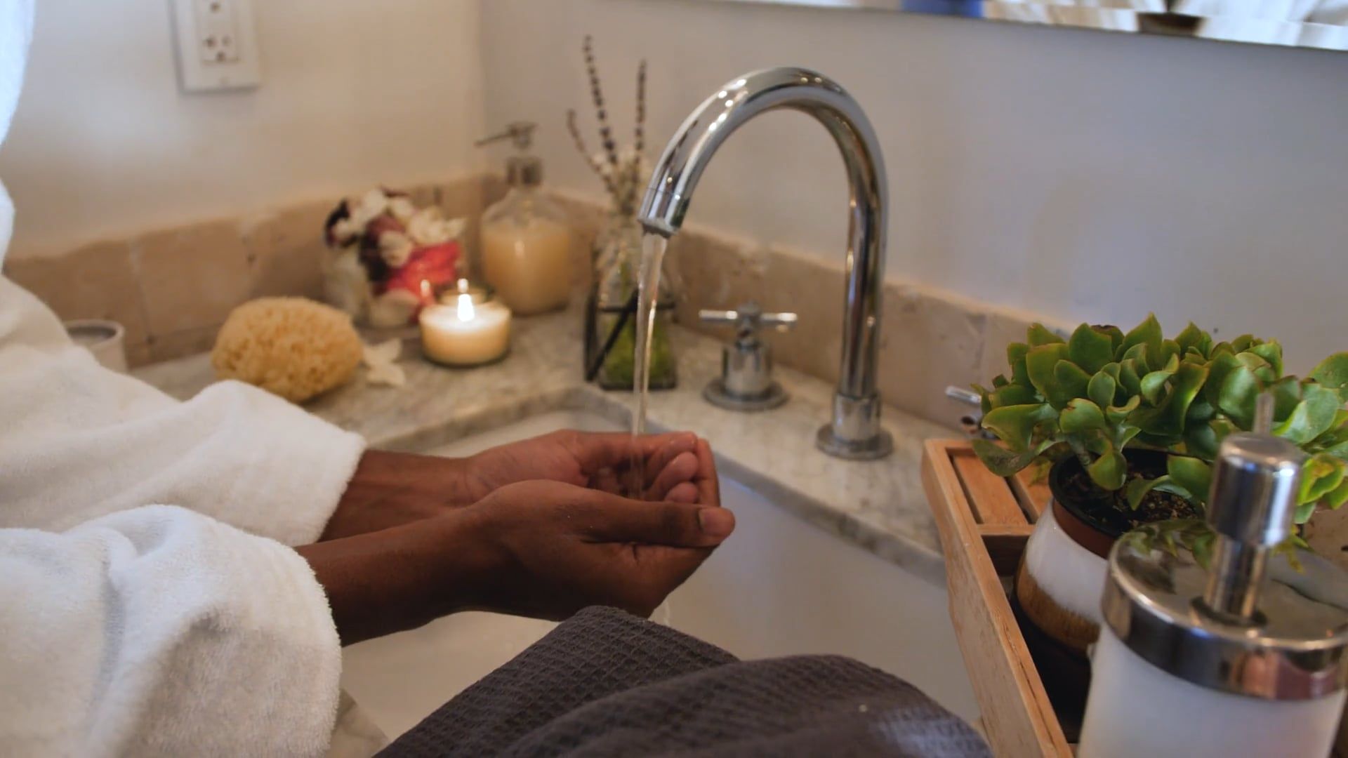 A Man Washing his Face Free Stock Video Footage, Royalty-Free 4K & HD ...