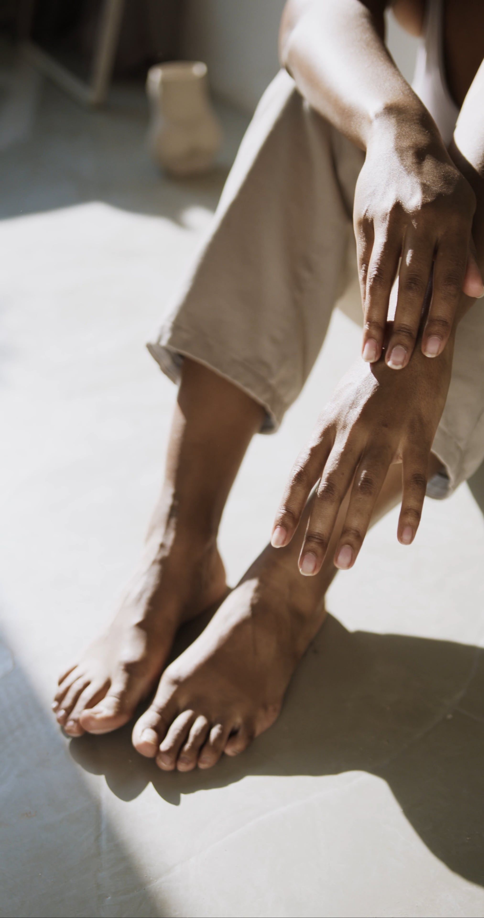 A Person's Hands and Feet Free Stock Video Footage, Royalty-Free 4K ...