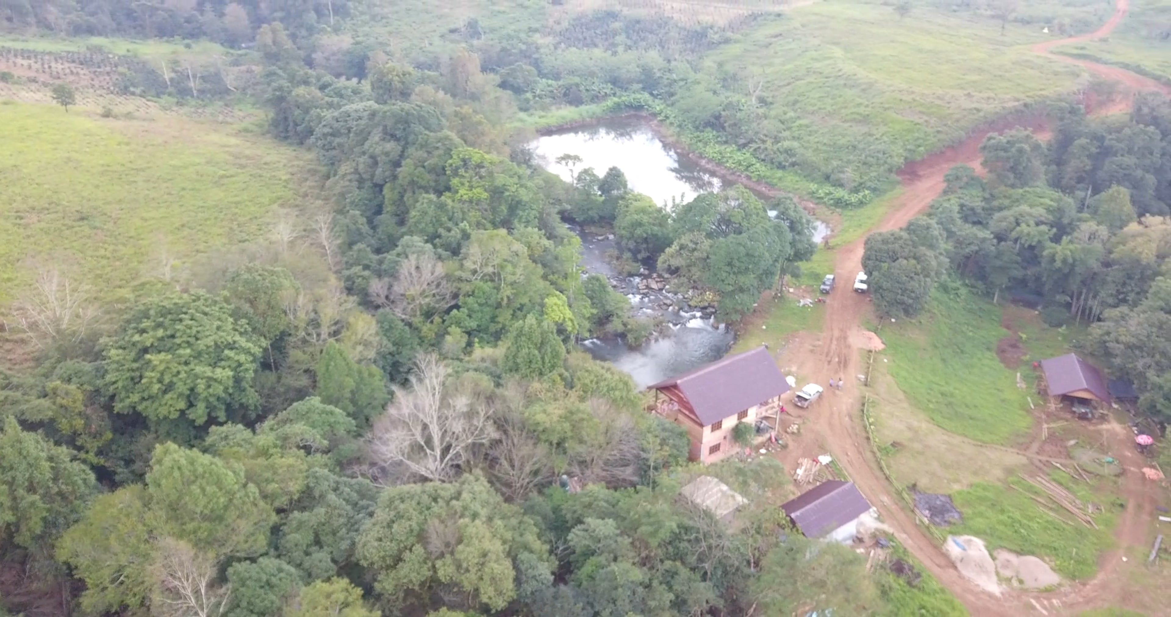 Bird's Eye View of a Beautiful Landscape · Free Stock Video