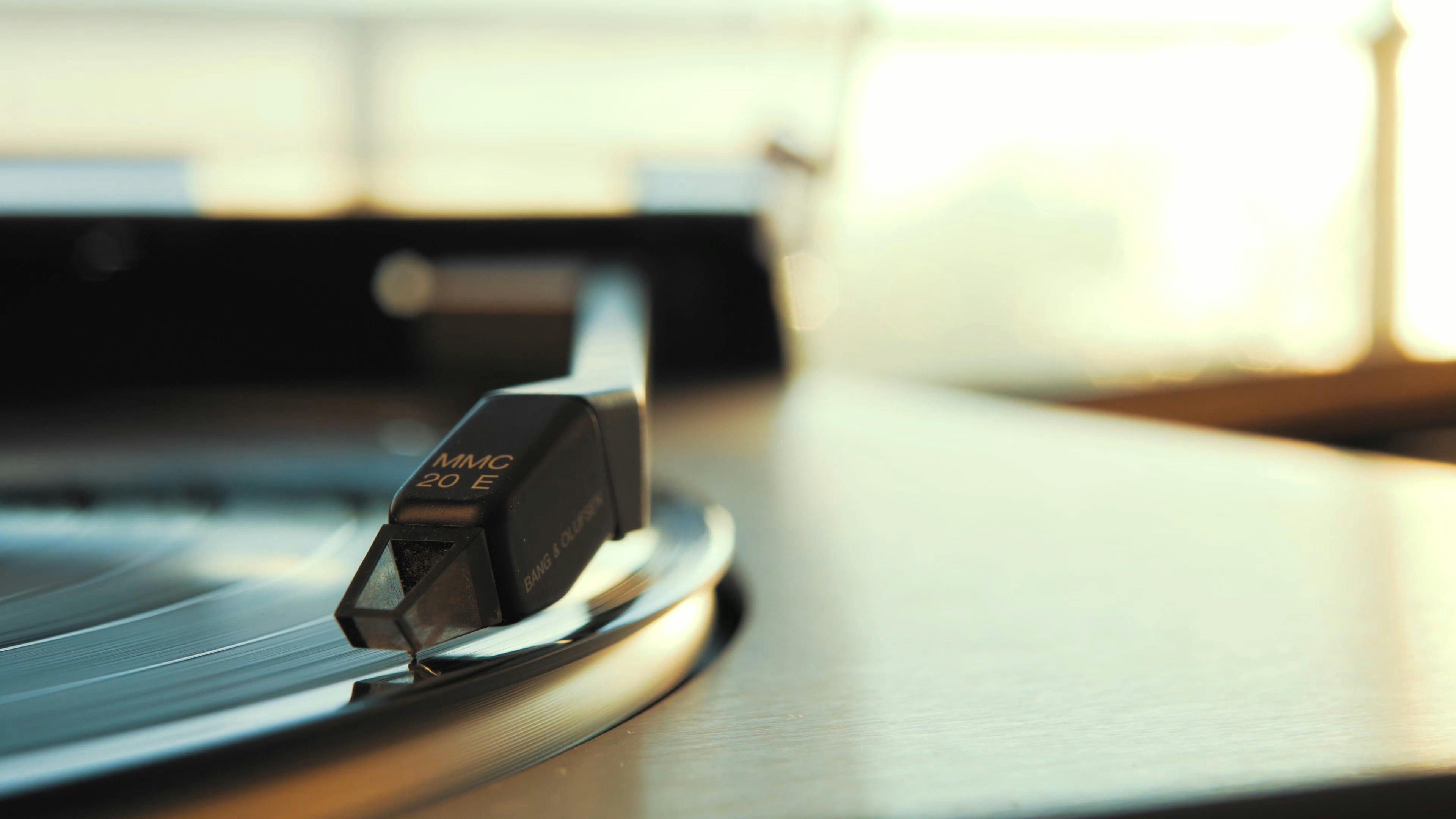 Close-up Video of a Vinyl Free Stock Video Footage, Royalty-Free 4K ...