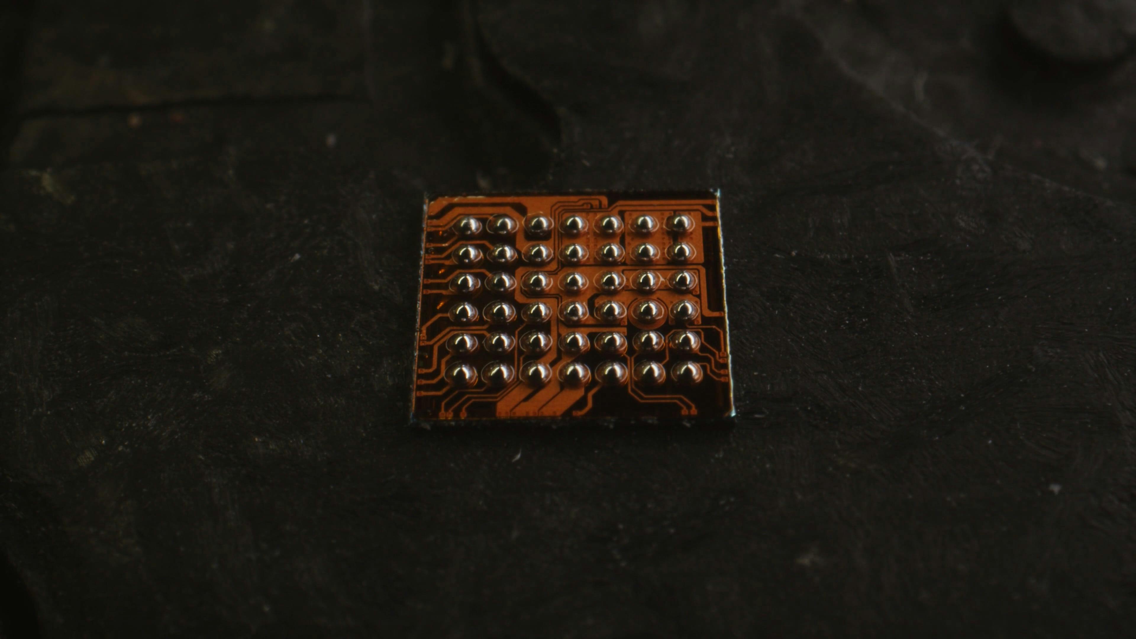 Close Up Shot of Electronic Chip · Free Stock Video