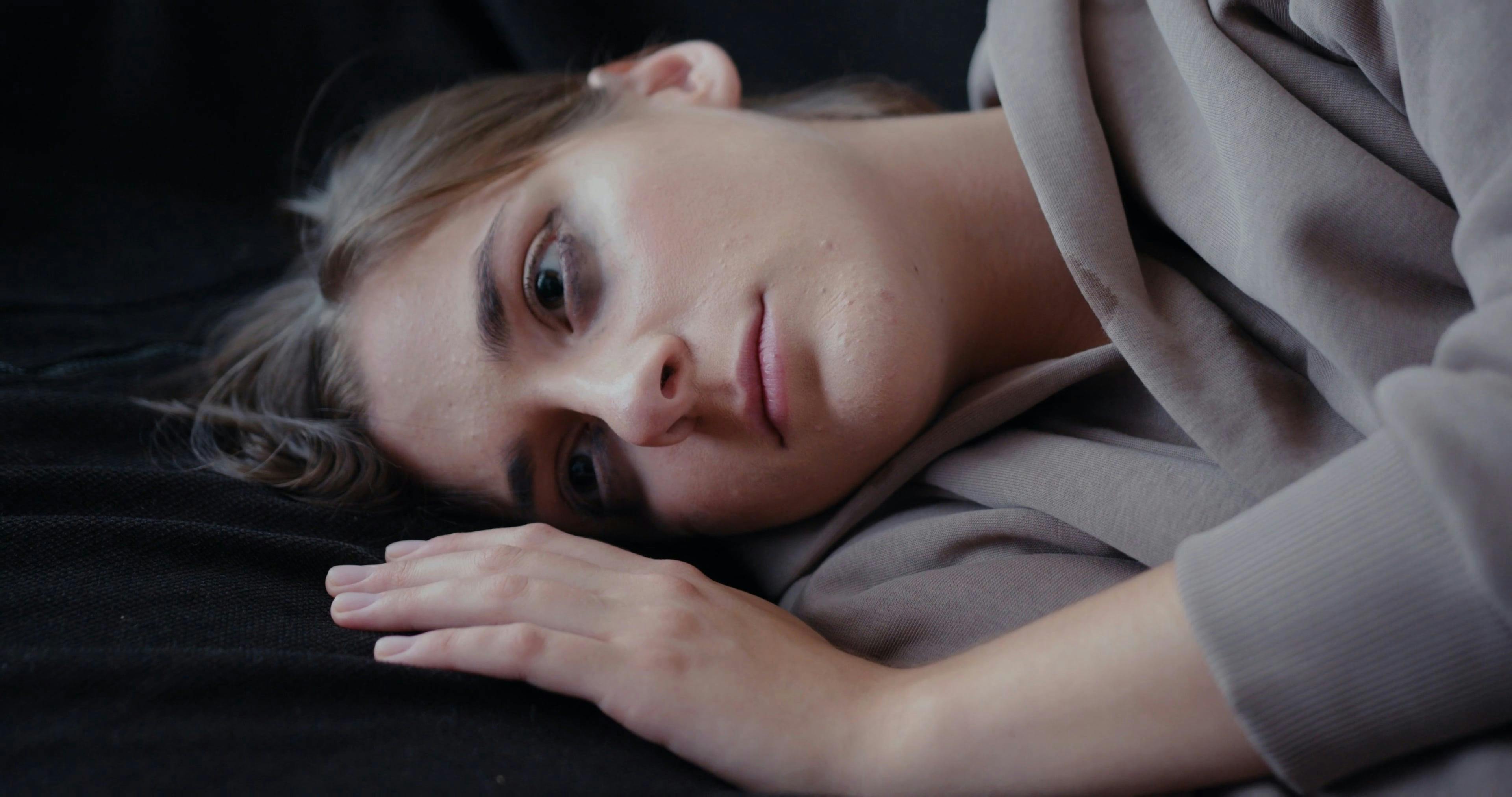 Close-up of a Woman's Face · Free Stock Video