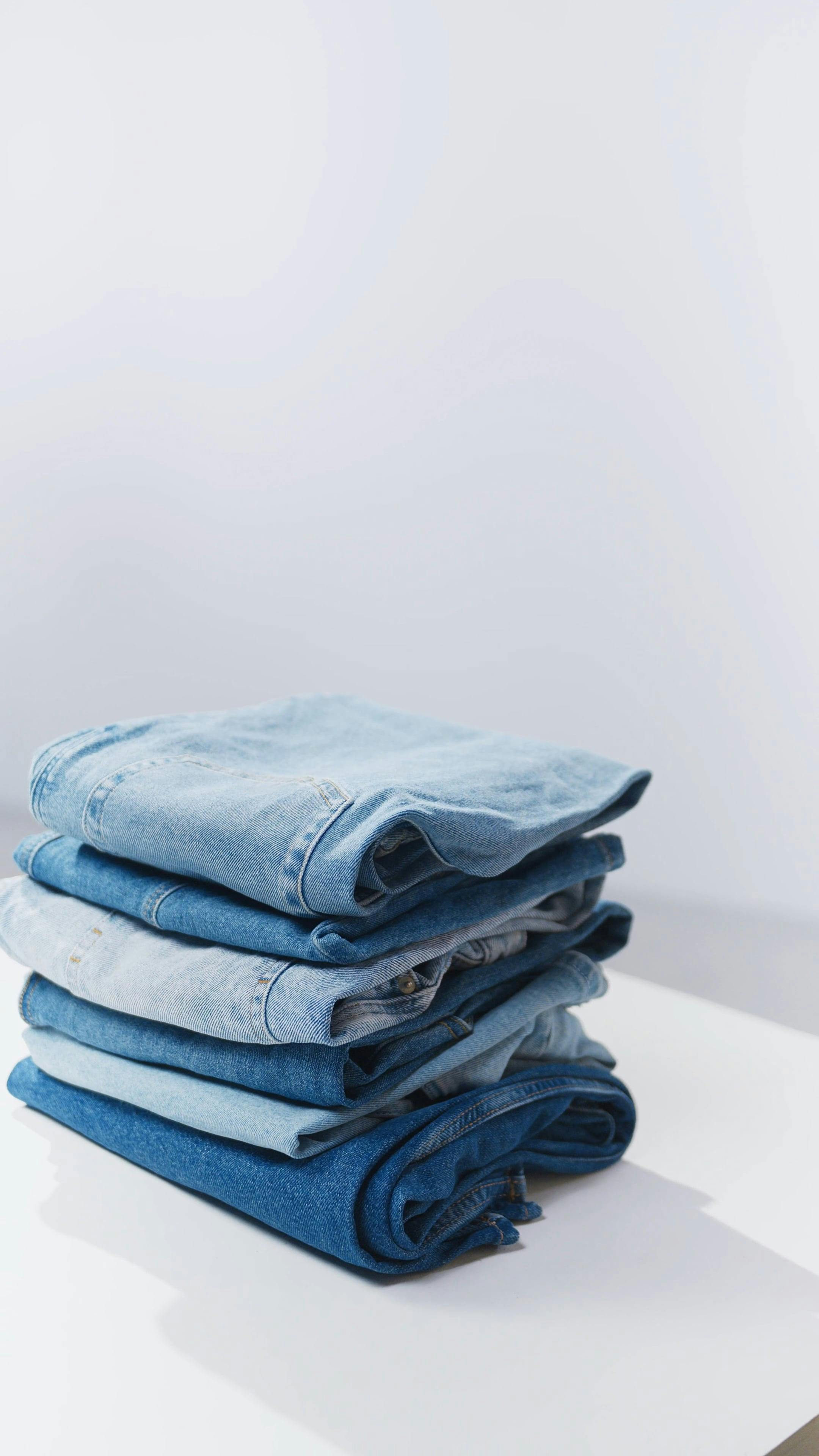 Denim Jeans on the Table · Free Stock Video