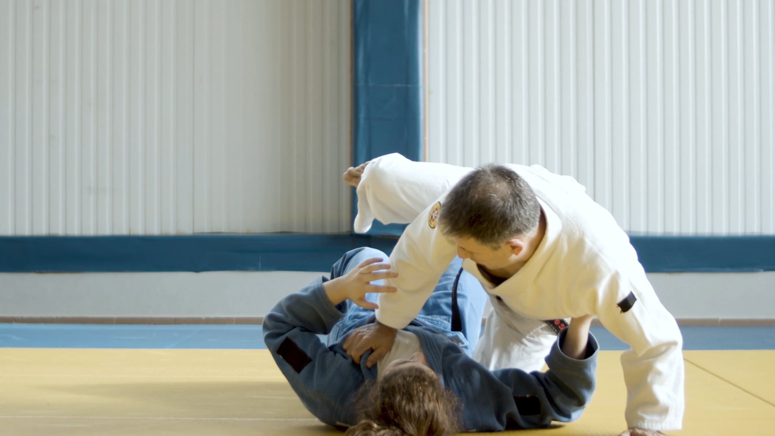 Two Fighters Practicing Judo Free Stock Video Footage, Royalty-Free 4K ...