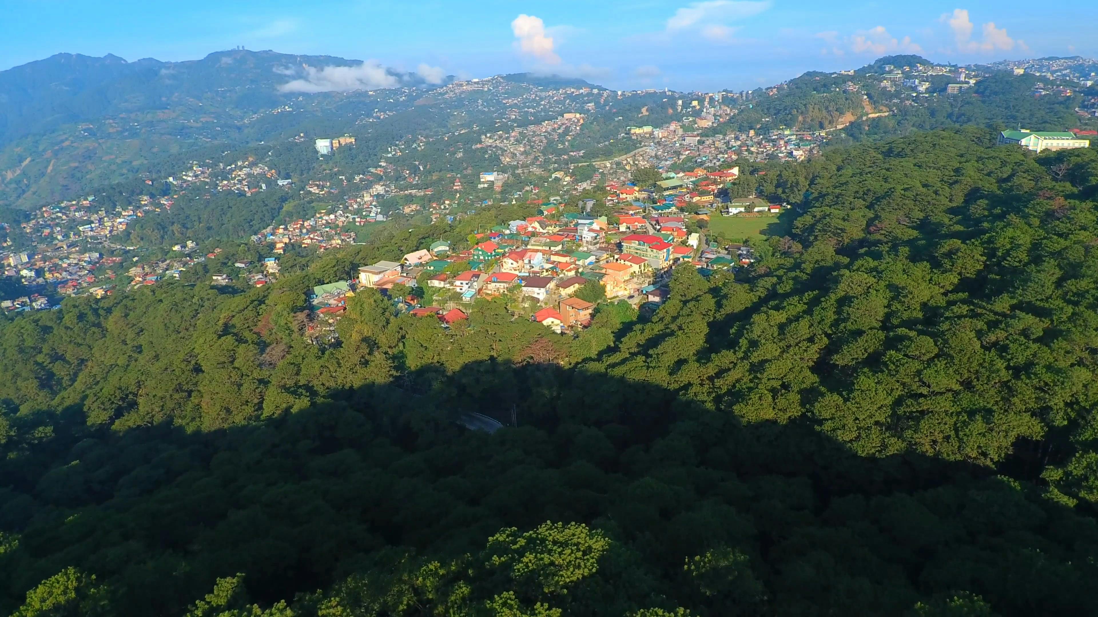 Drone Footage in Baguio City Free Stock Video Footage, Royalty-Free 4K ...