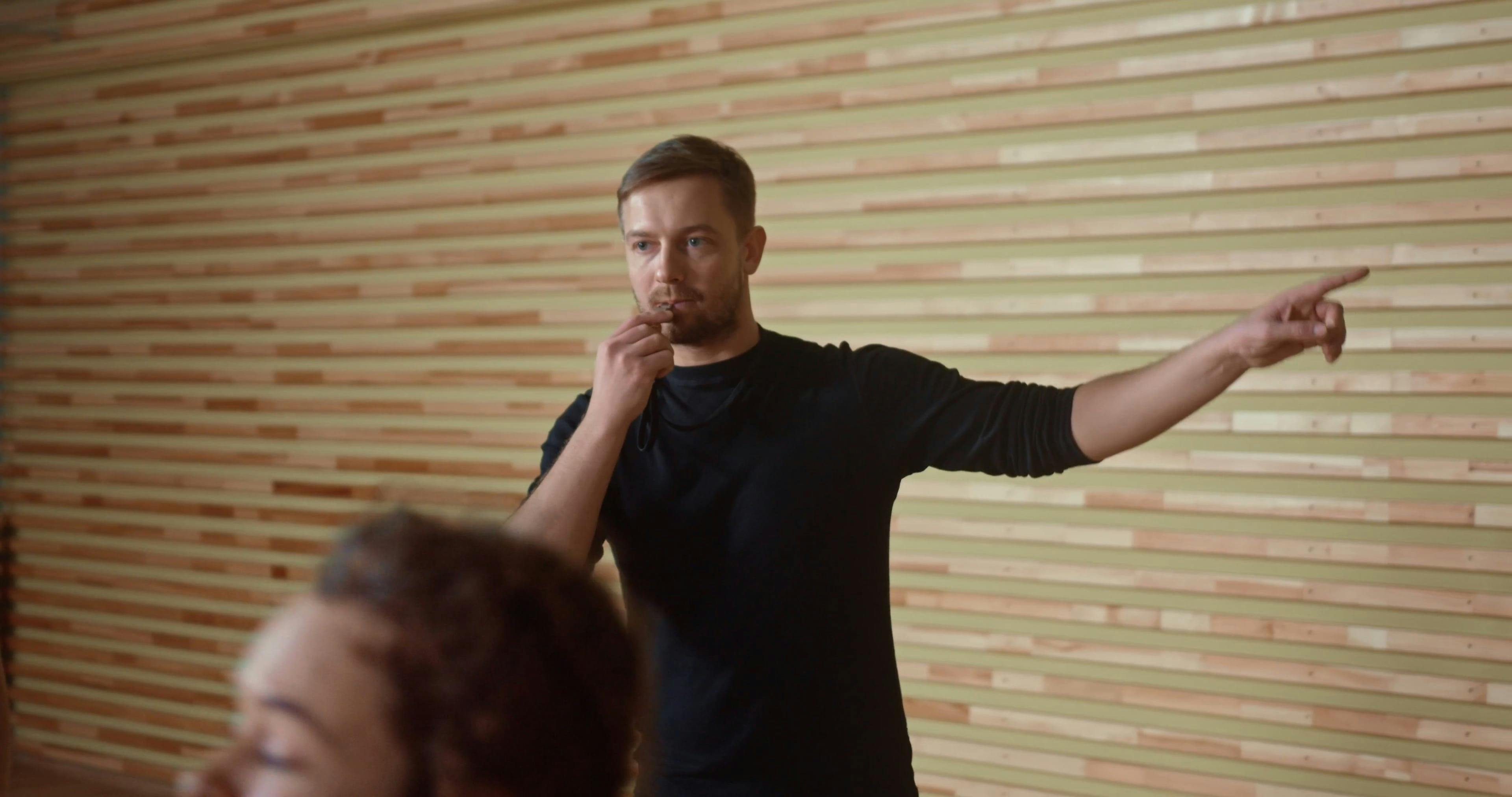 A Referee Officiating a Basketball Game Free Stock Video Footage ...