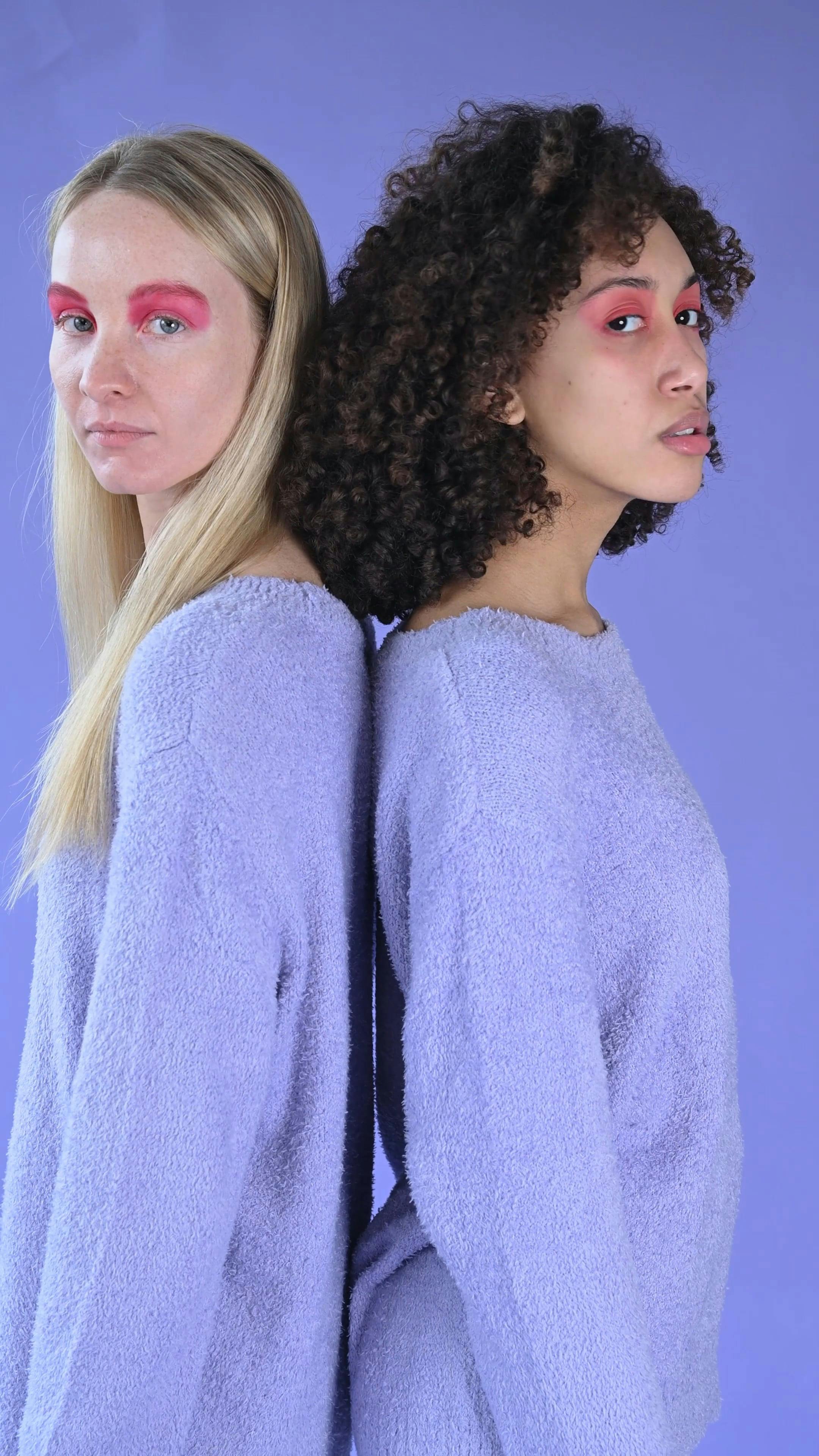 Women Back to Back · Free Stock Video