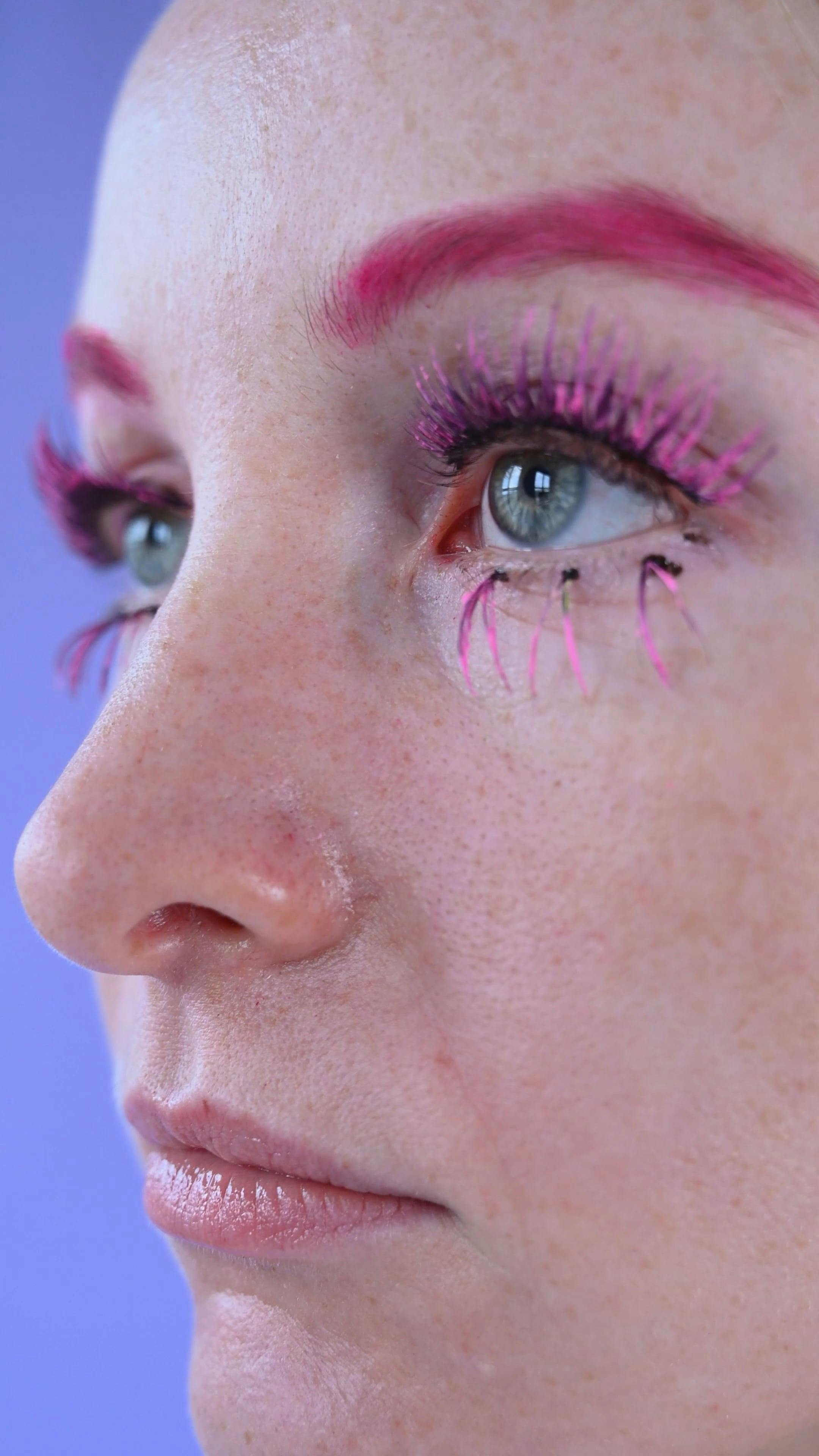 Side Profile of a Pretty Woman · Free Stock Video