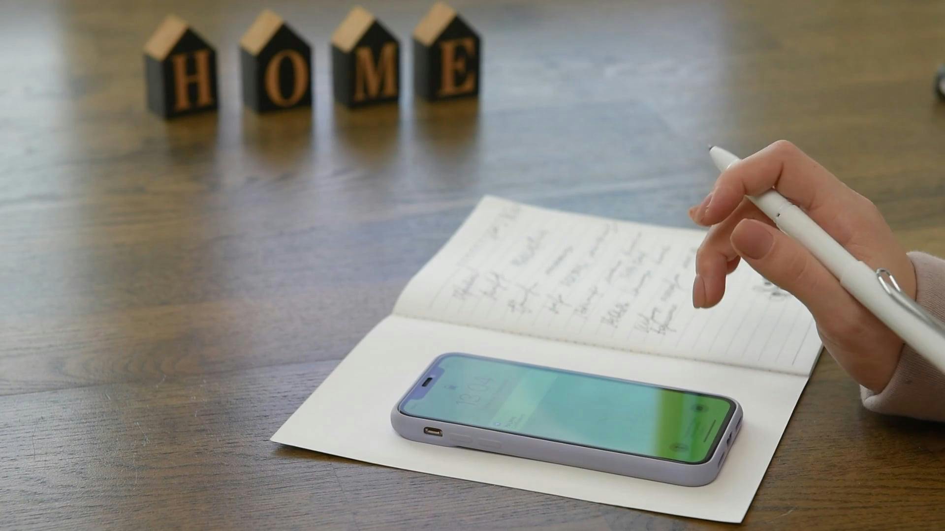 A Person Writing on a Notebook Free Stock Video Footage, Royalty-Free ...