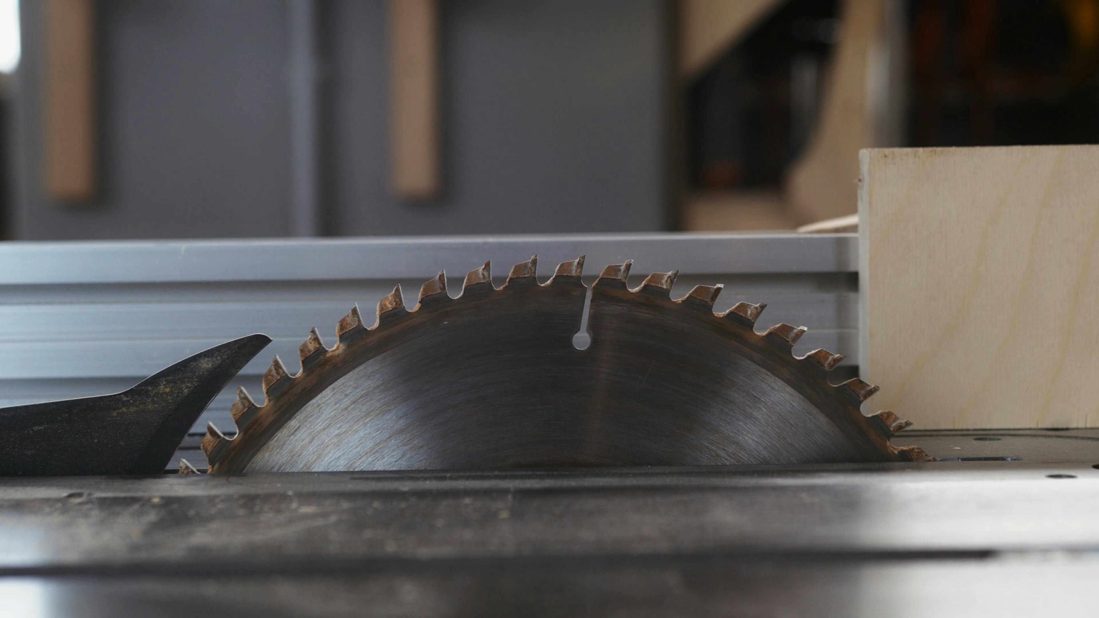 Cutting Wood Using Table Saw Free Stock Video Footage, Royalty-Free 4K ...