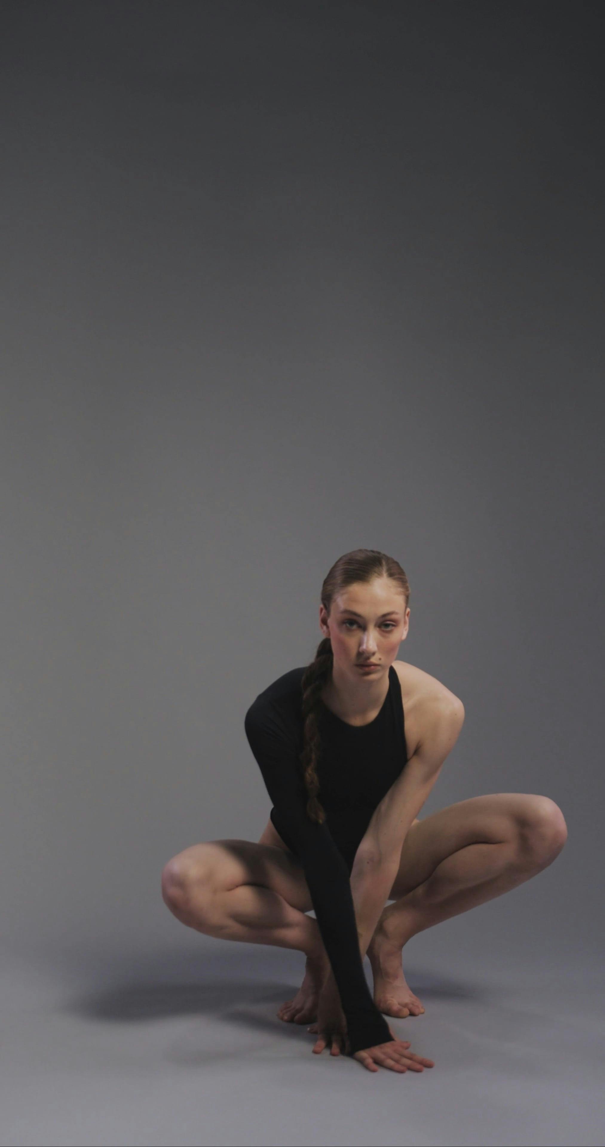 Woman Practicing Acrobatic Moves · Free Stock Video