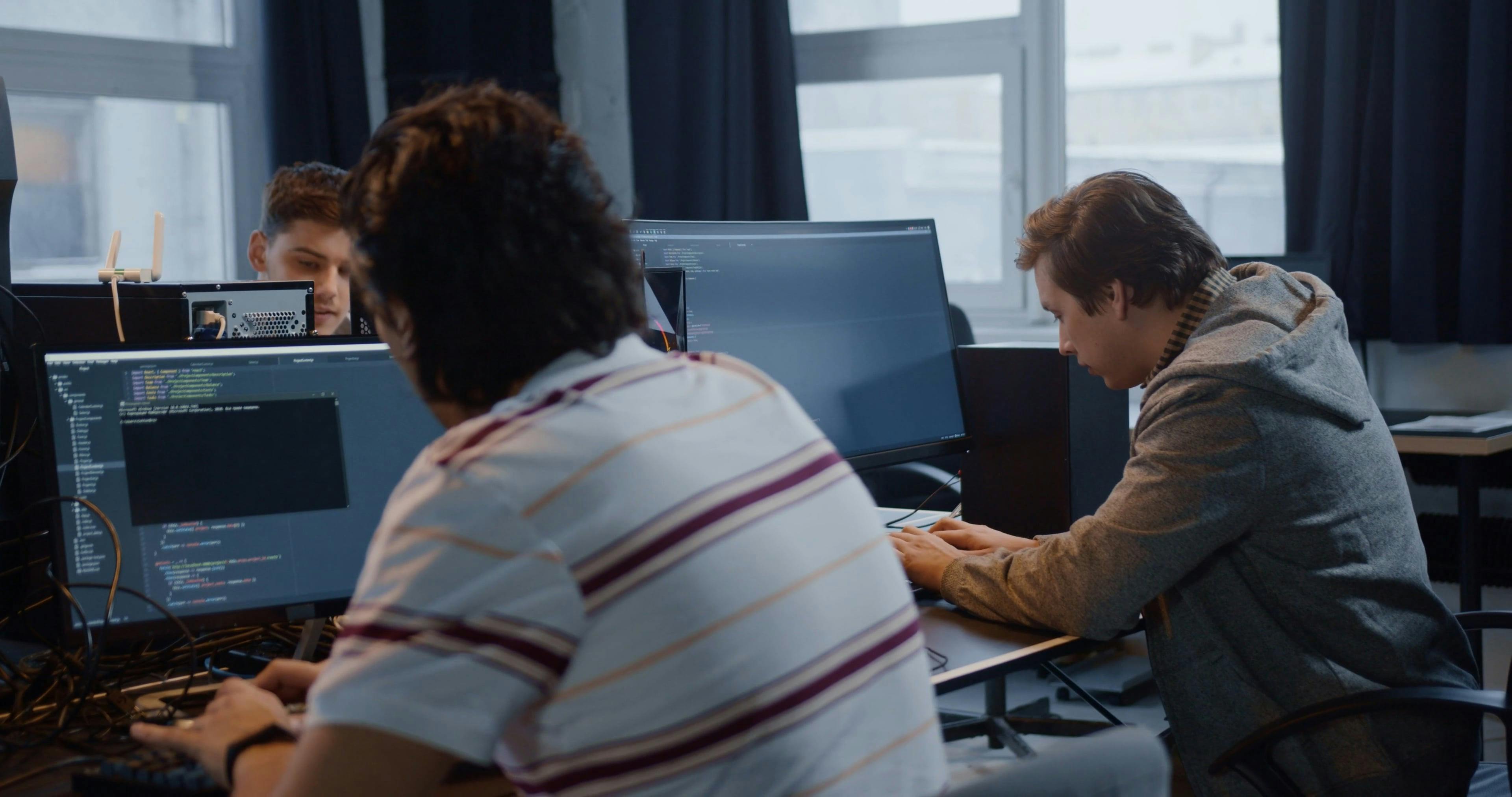 Programmers at Work Free Stock Video Footage, Royalty-Free 4K & HD ...