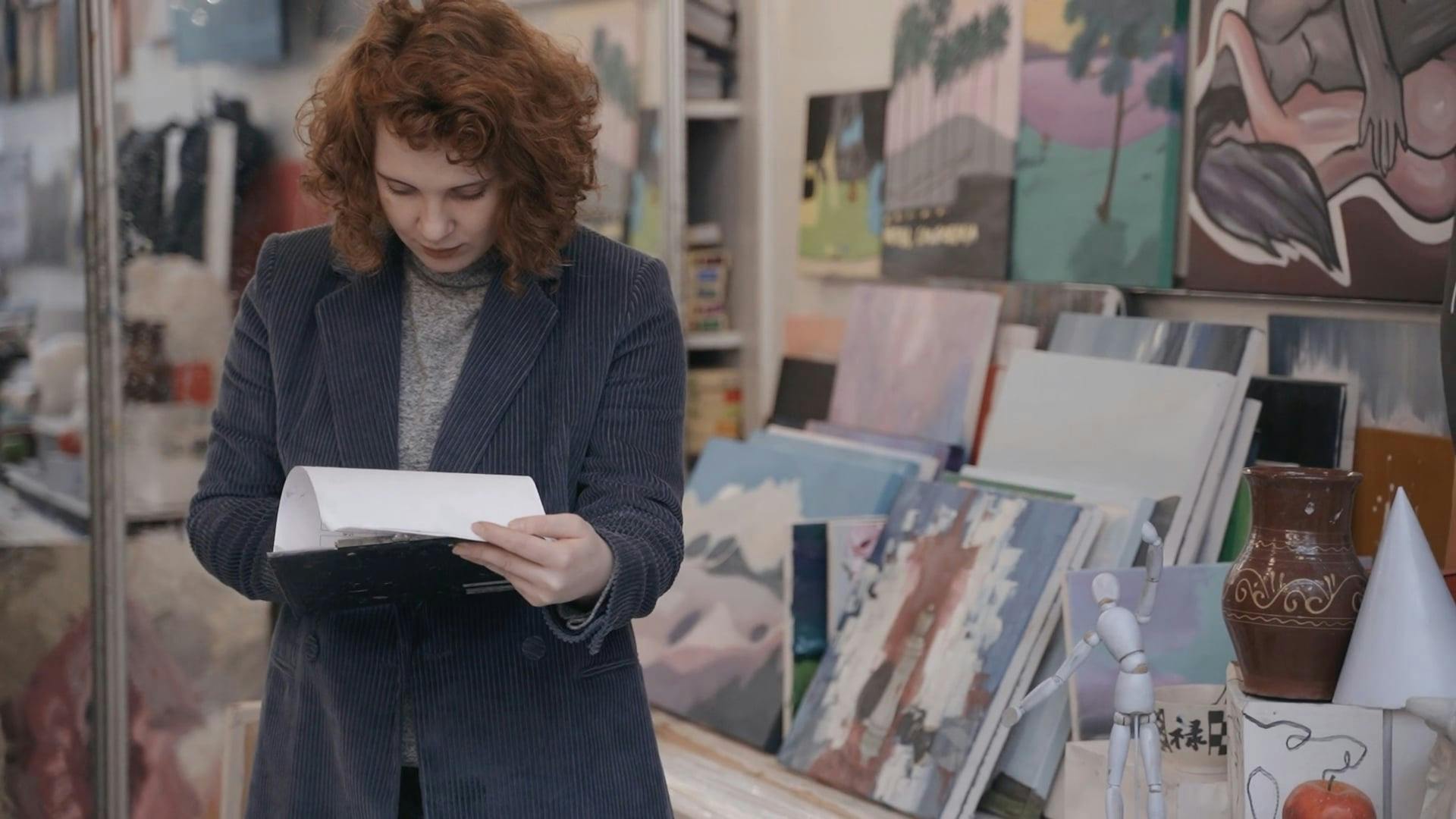 A Woman Checking the Document · Free Stock Video