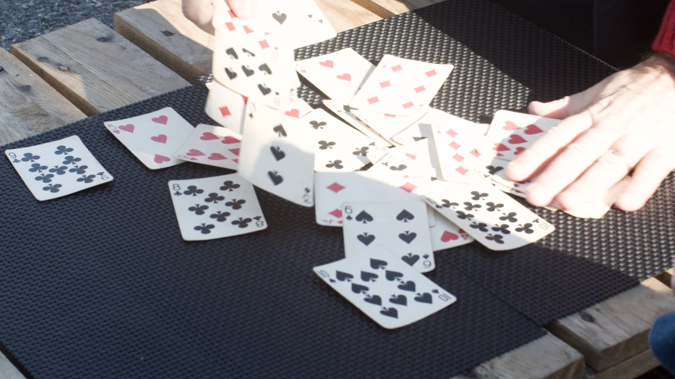 Hands Arranging Deck of Cards Free Stock Video Footage, Royalty-Free 4K ...