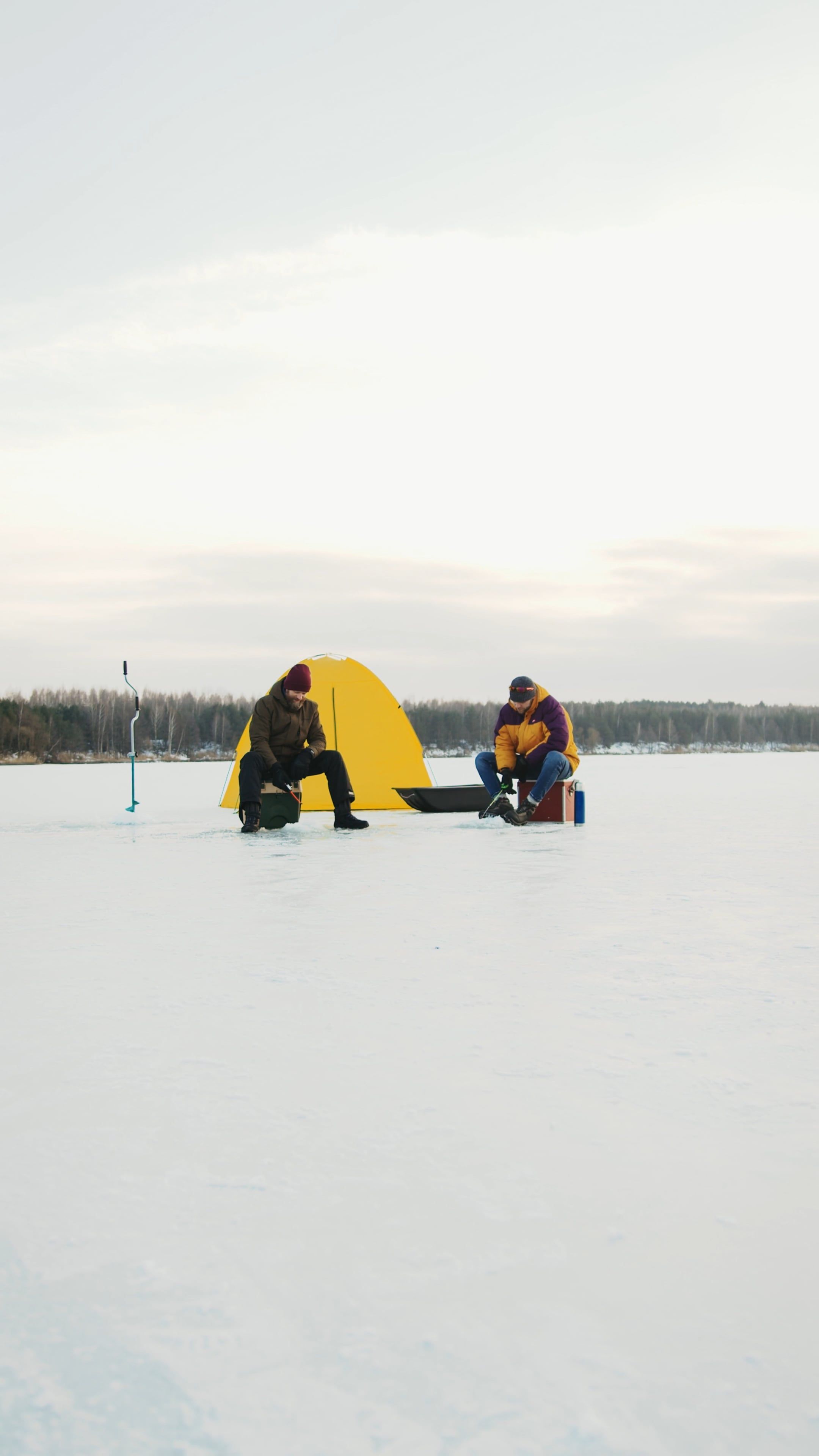 Two Men Ice Fishing Free Stock Video Footage, Royalty-Free 4K & HD ...