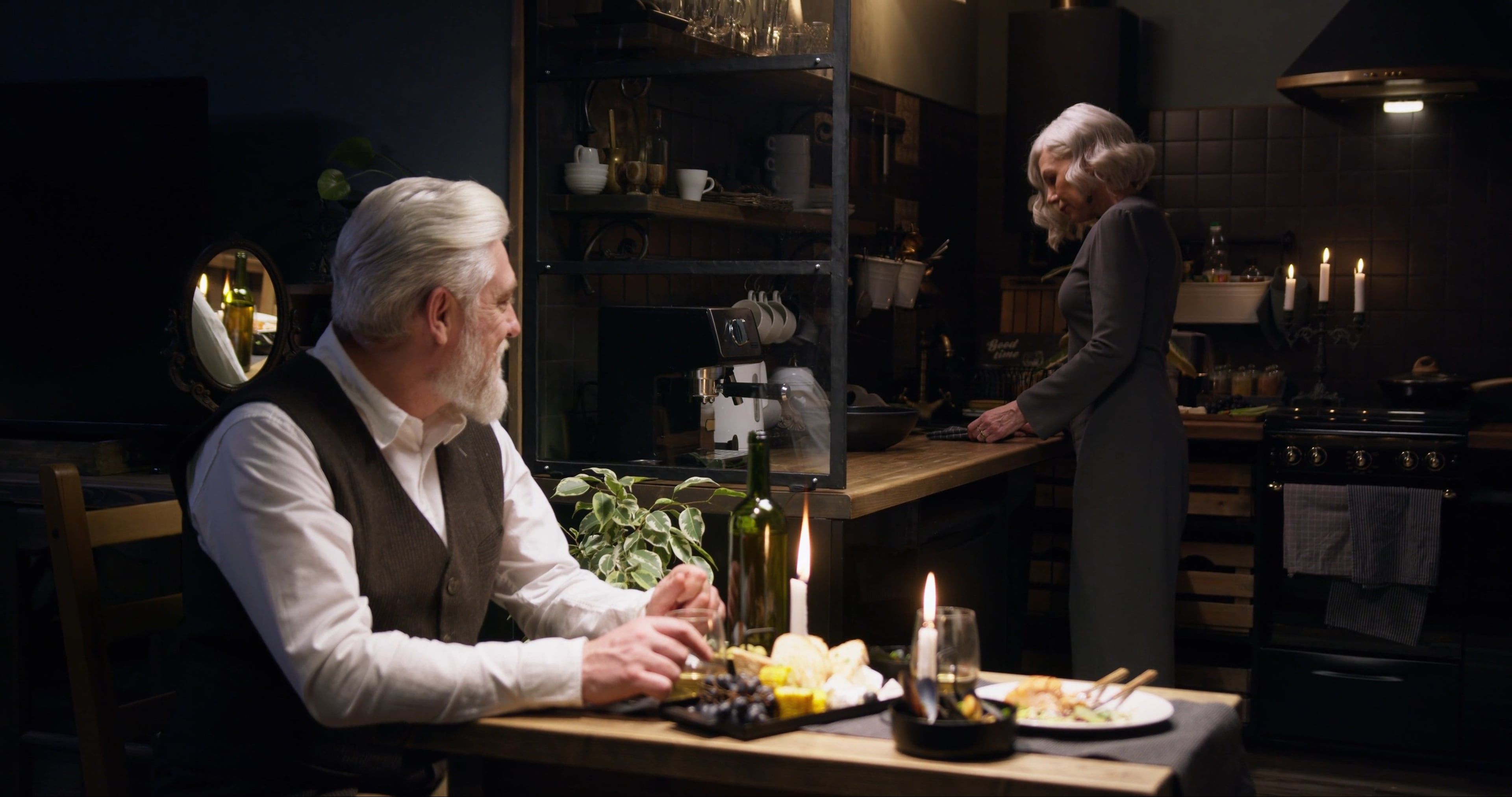 Woman Serving Food at the Table · Free Stock Video
