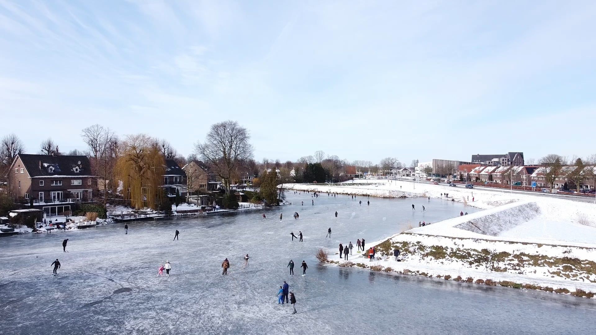 People Ice Skating · Free Stock Video