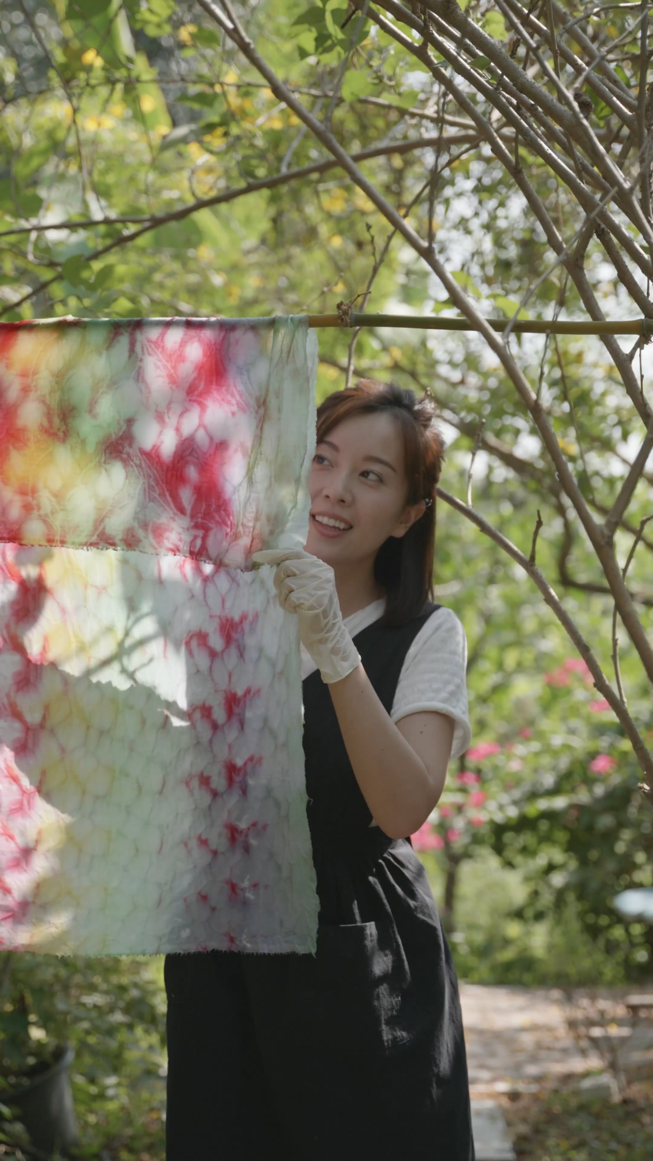A Woman Putting Clothespin on a Cloth Free Stock Video Footage, Royalty ...