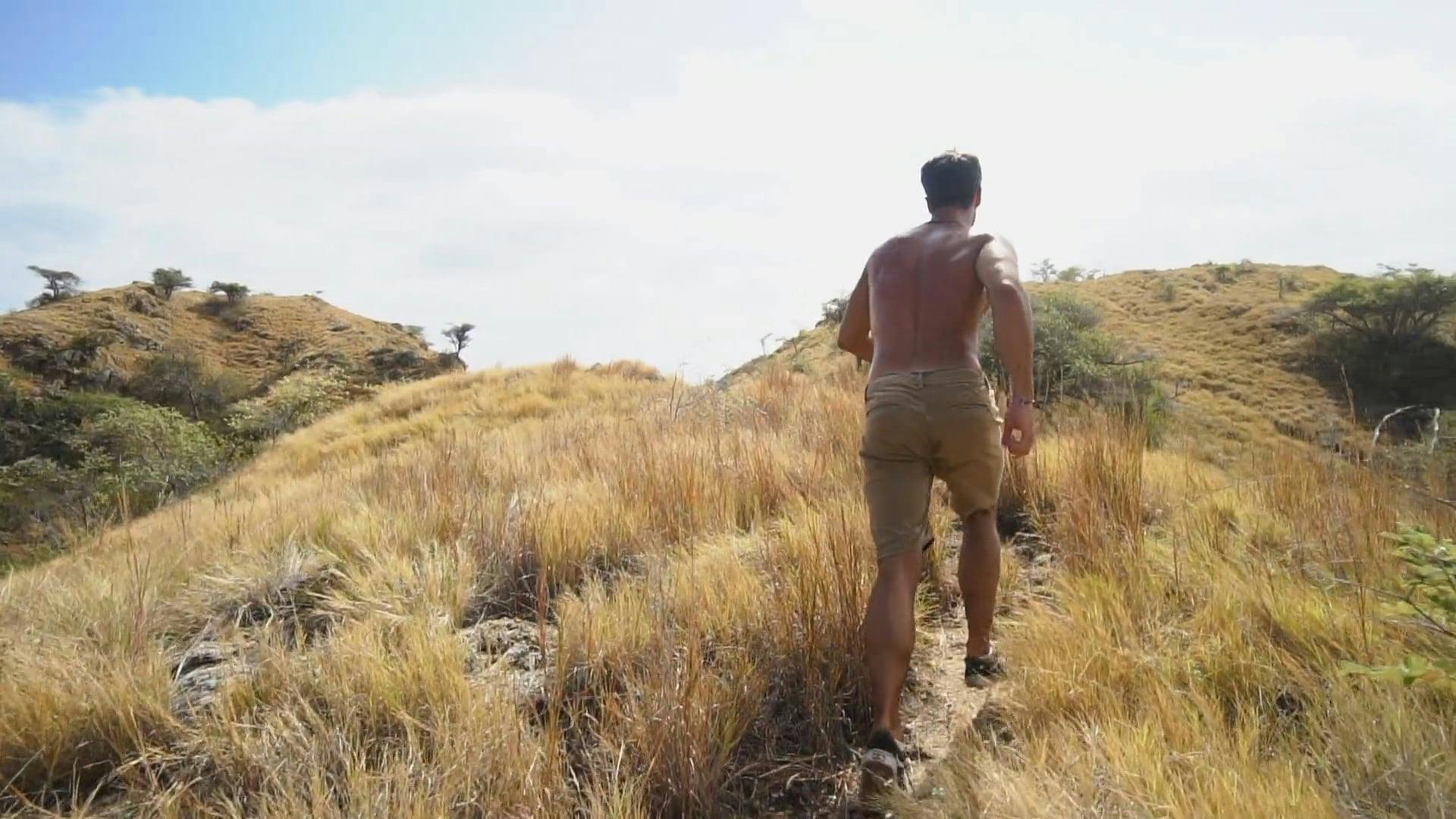 Back View of a Man Hiking Free Stock Video Footage, Royalty-Free 4K ...