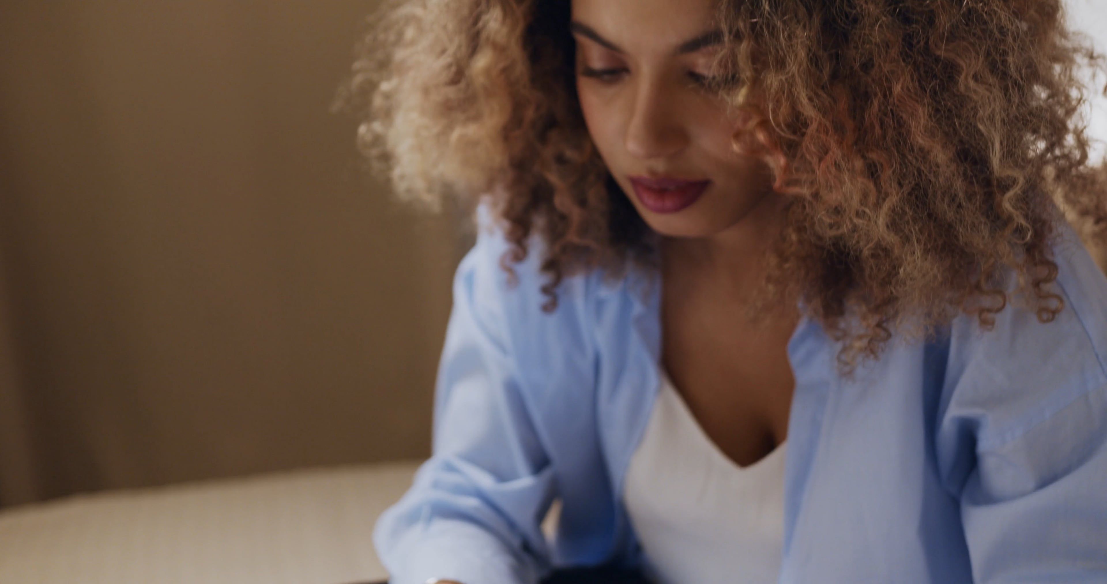 A Woman Opening Her Mails Free Stock Video Footage, Royalty-Free 4K ...