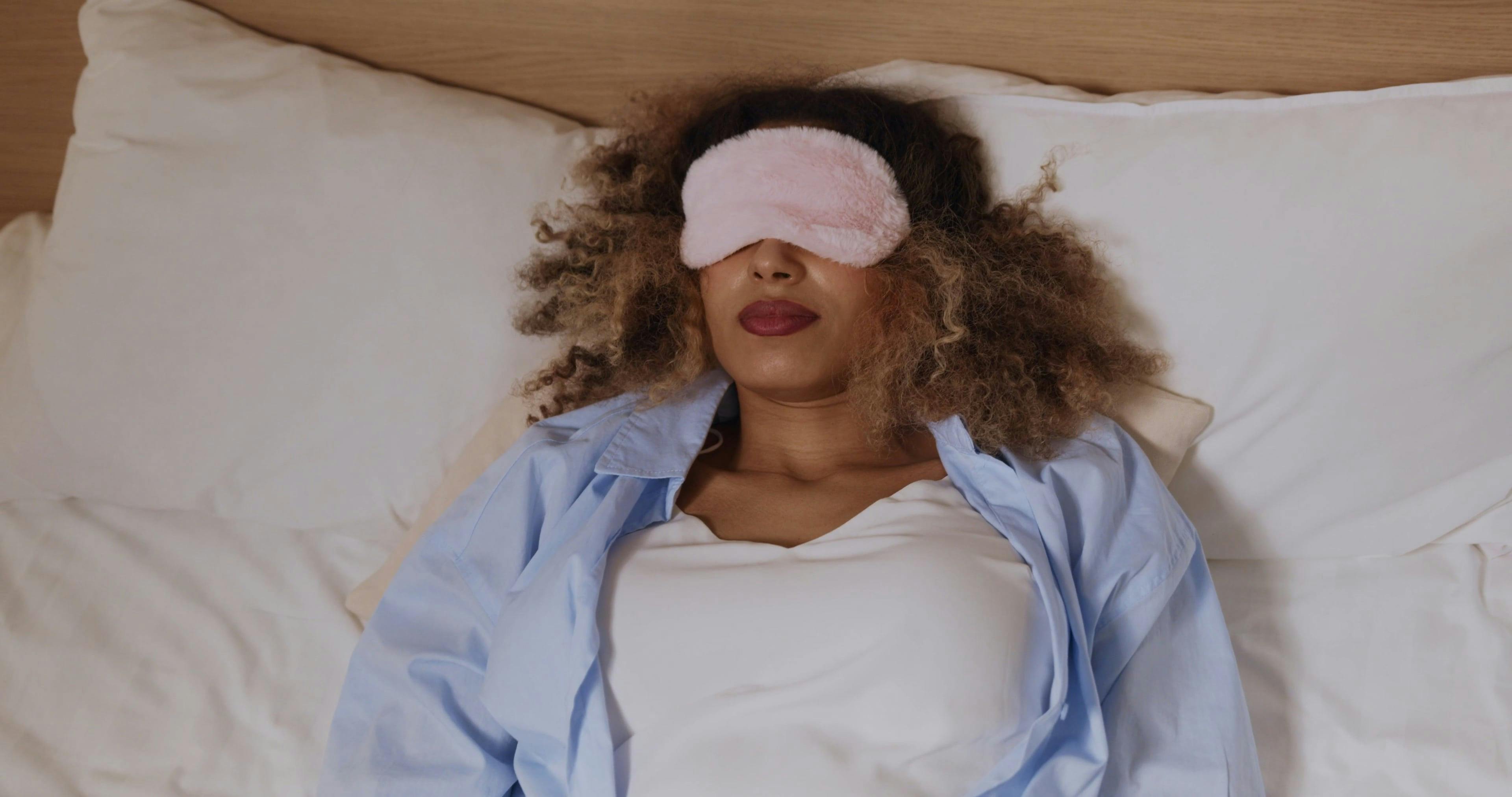 A Woman Crashing Herself In Bed Free Stock Video Footage, Royalty-Free ...