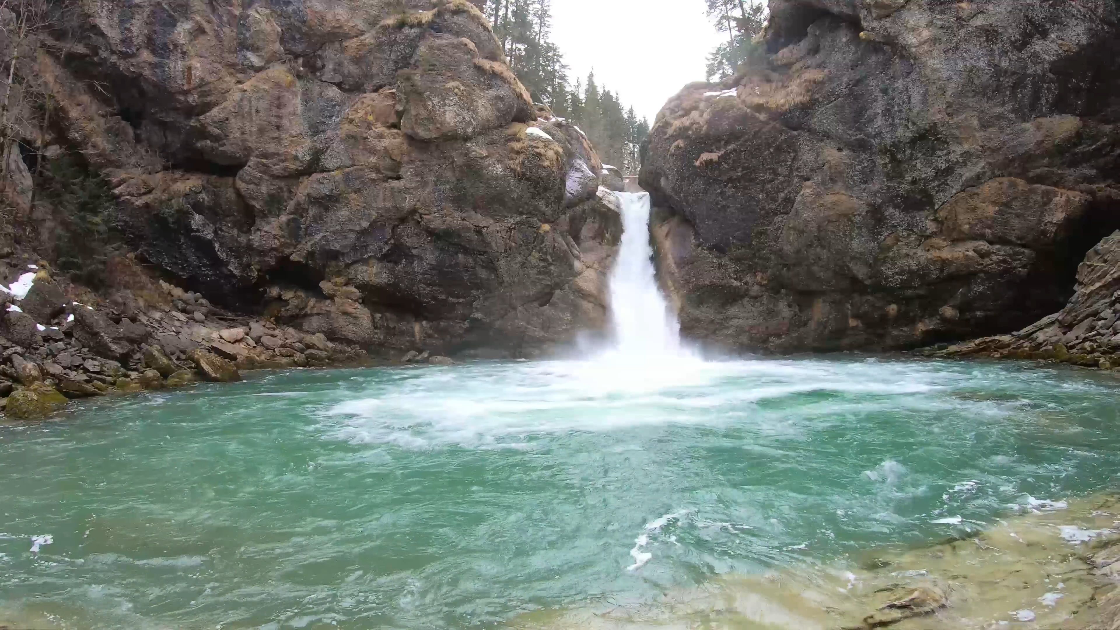 Cascading Water on a Water Fall · Free Stock Video