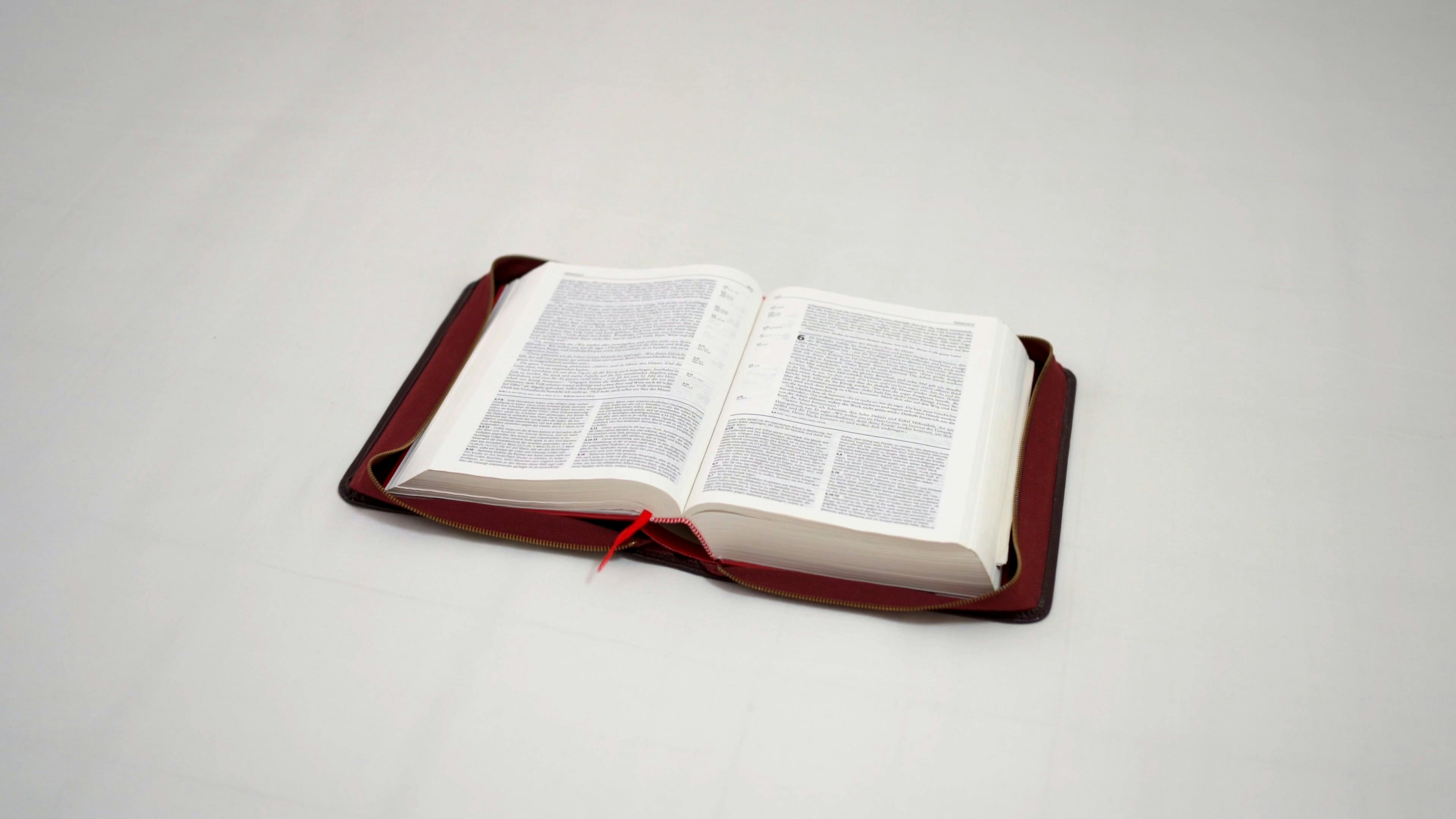 Scanning the Pages of the Bible Free Stock Video Footage, Royalty-Free ...