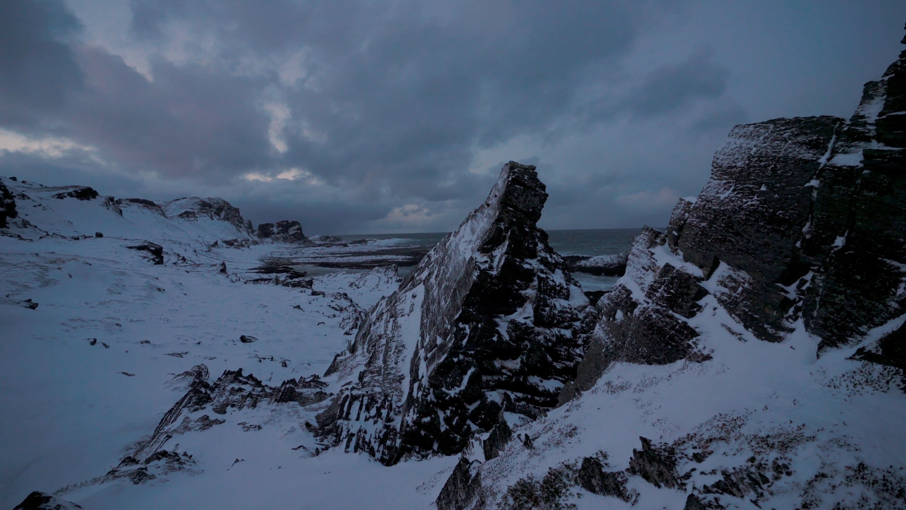 A Drone Footage of an Arctic Landscape · Free Stock Video
