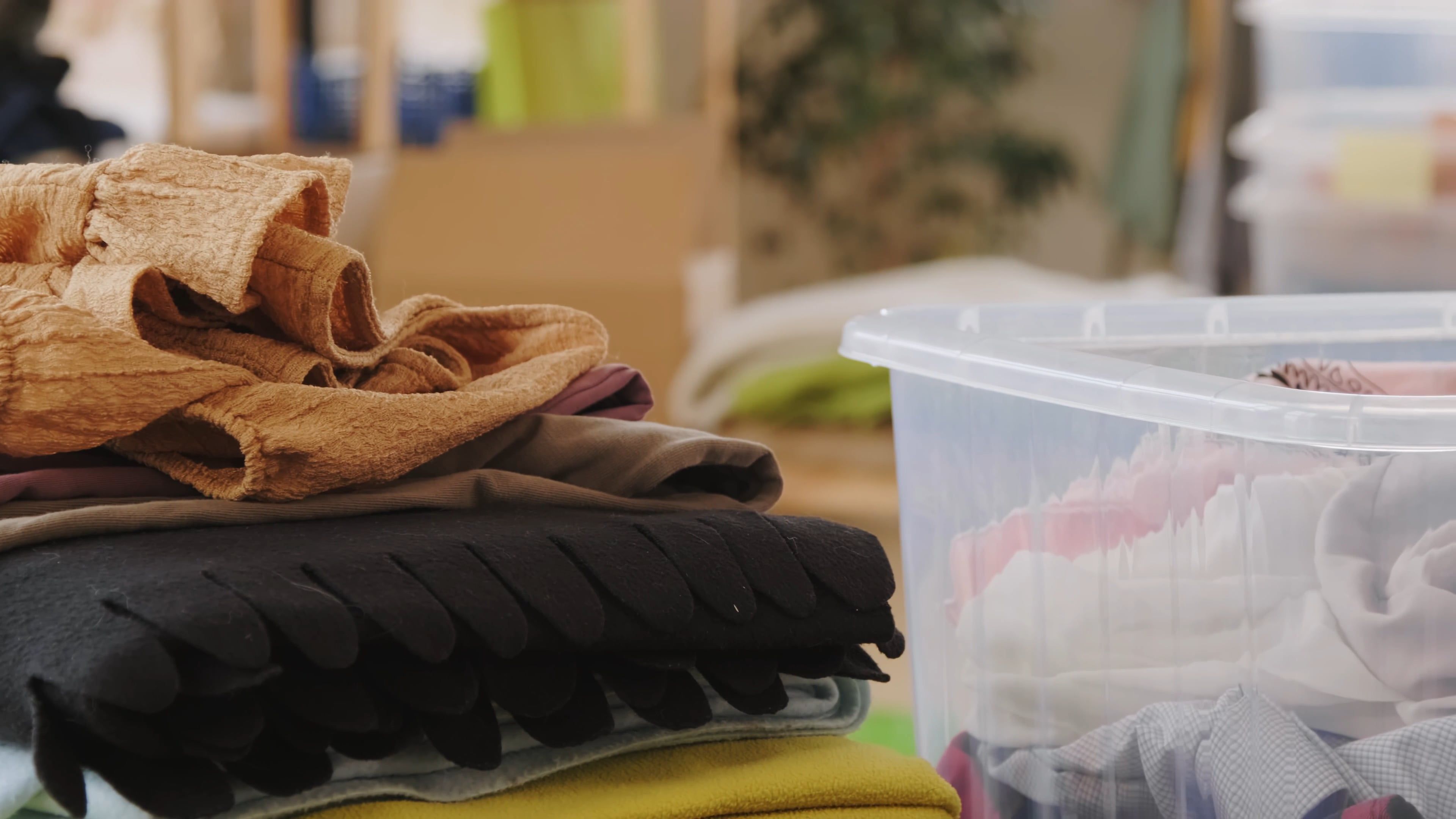 Clothes in the Container Free Stock Video Footage, Royalty-Free 4K & HD ...