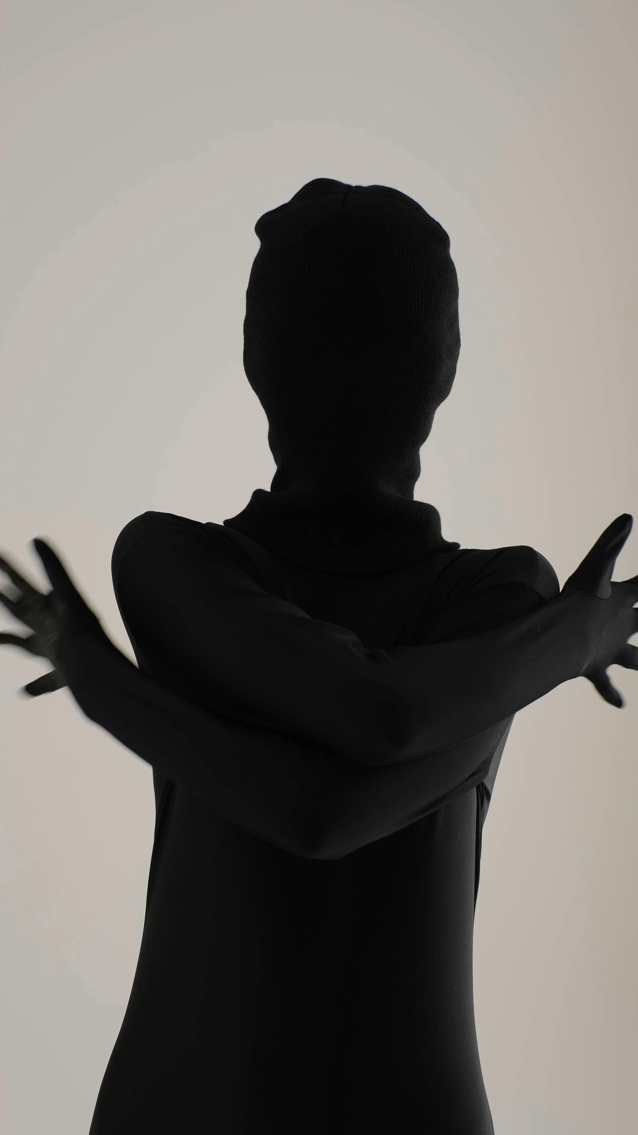 A Person in Black Hugging Itself Free Stock Video Footage, Royalty-Free ...