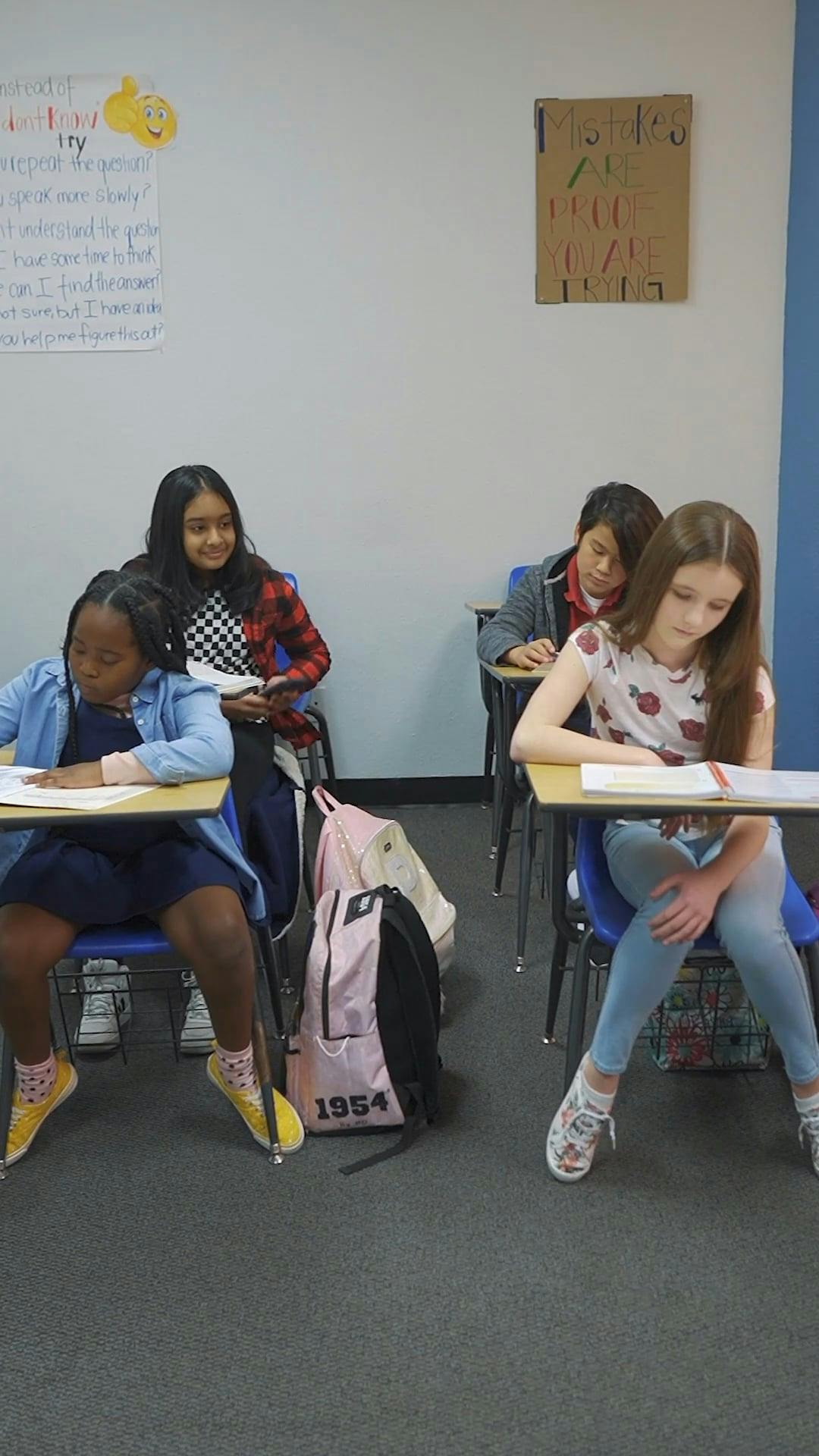 Stealing Photo Shots Against A Classmate Free Stock Video Footage ...