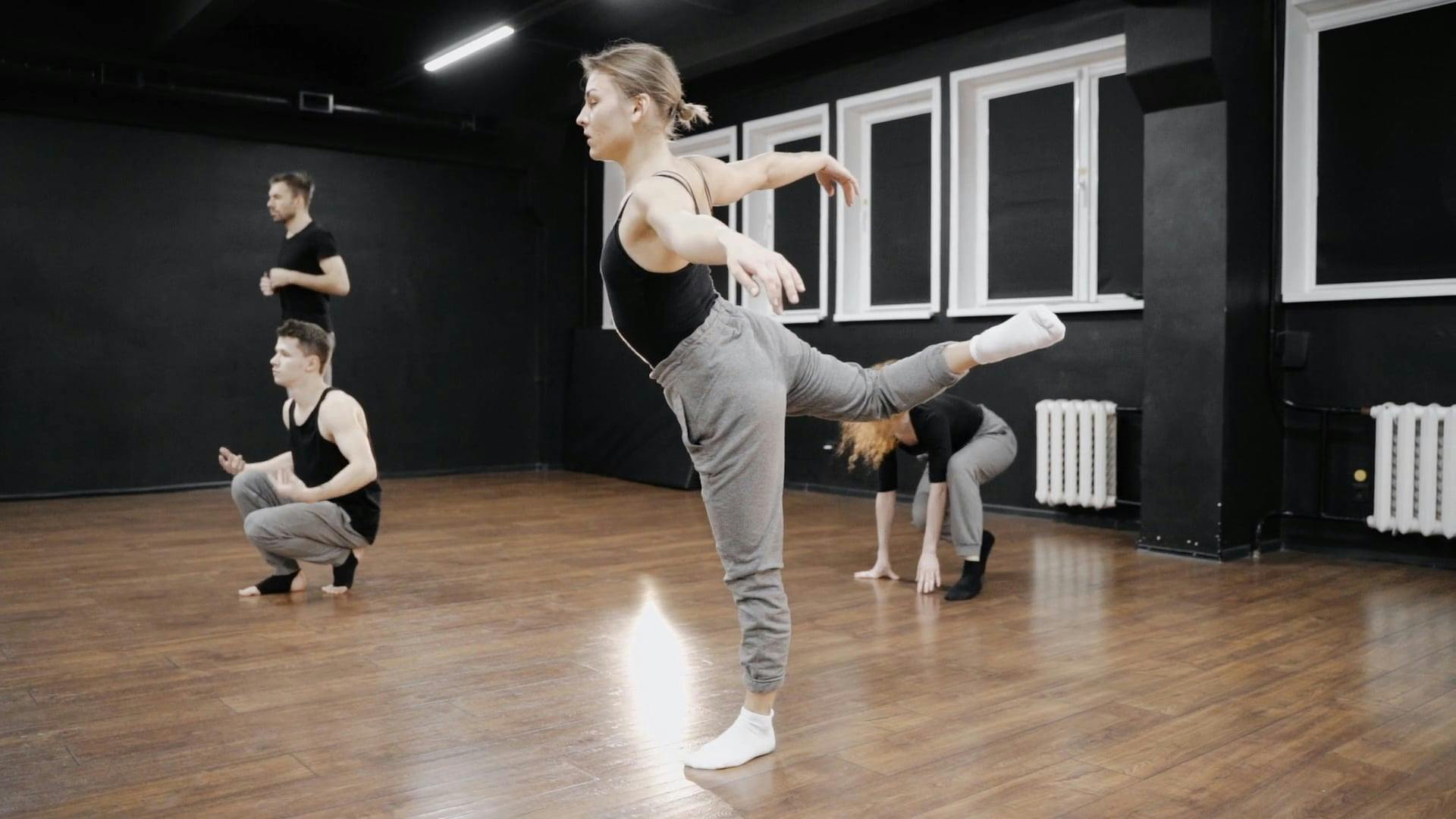 A Woman Dancing in the Dance Studio Free Stock Video Footage, Royalty ...