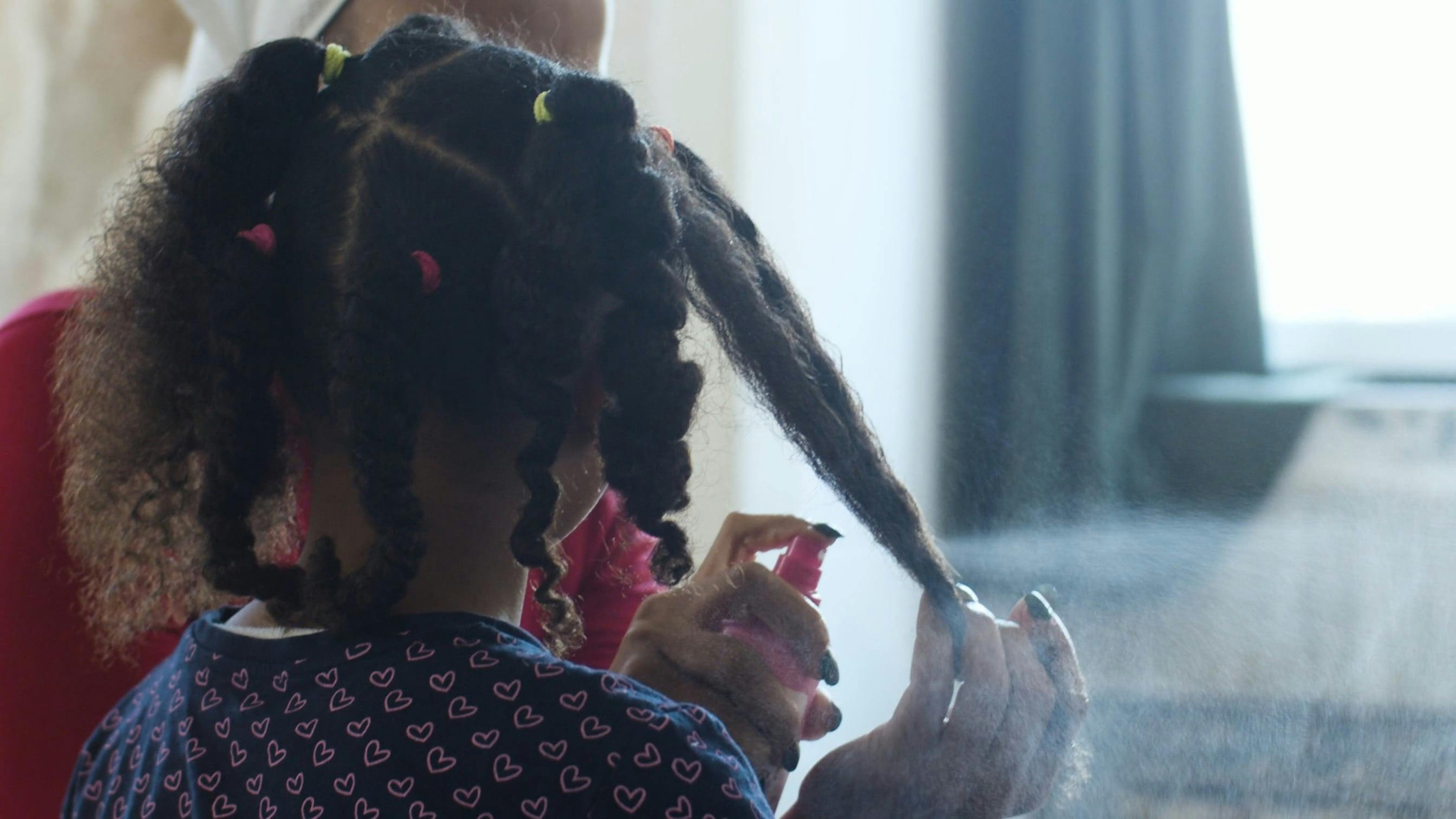 Mother fixing Daughter Hair Free Stock Video Footage, Royalty-Free 4K ...