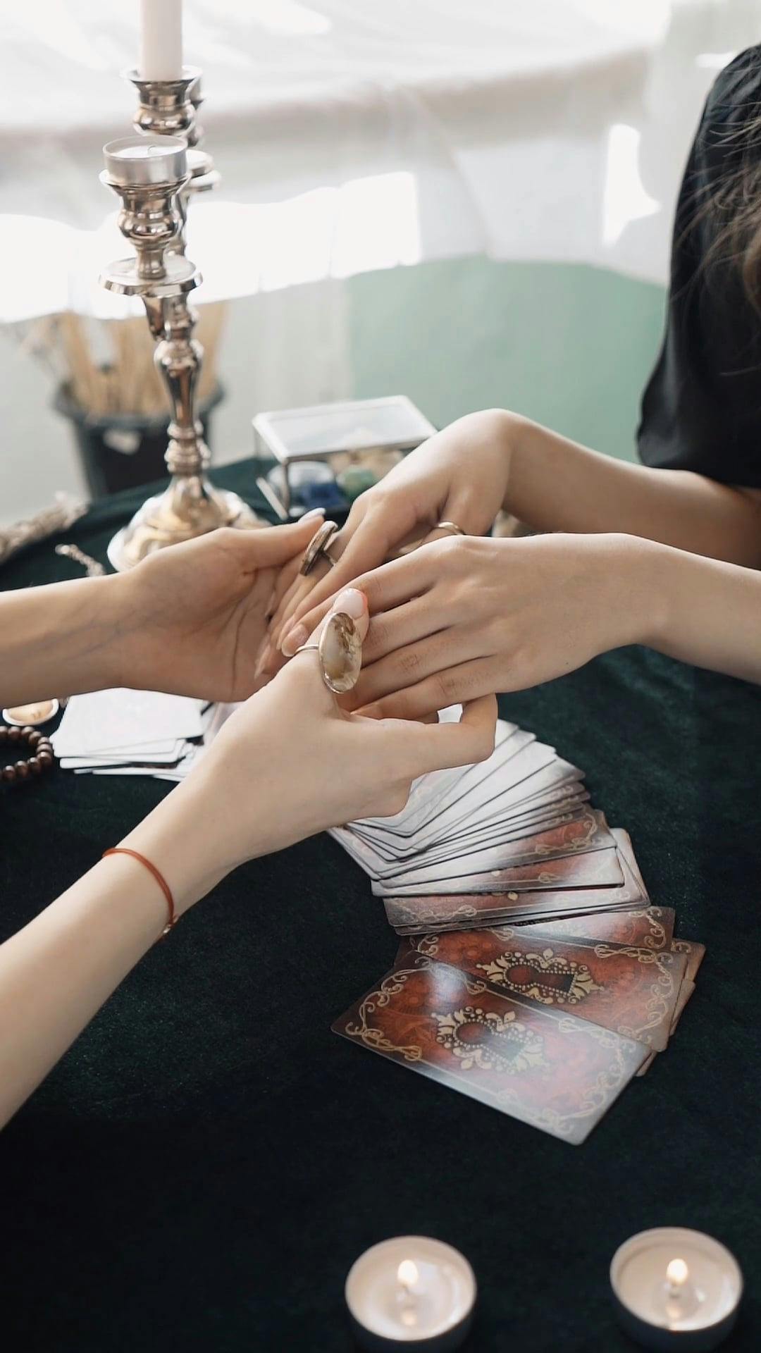 Esoteric People Touching Hands · Free Stock Video