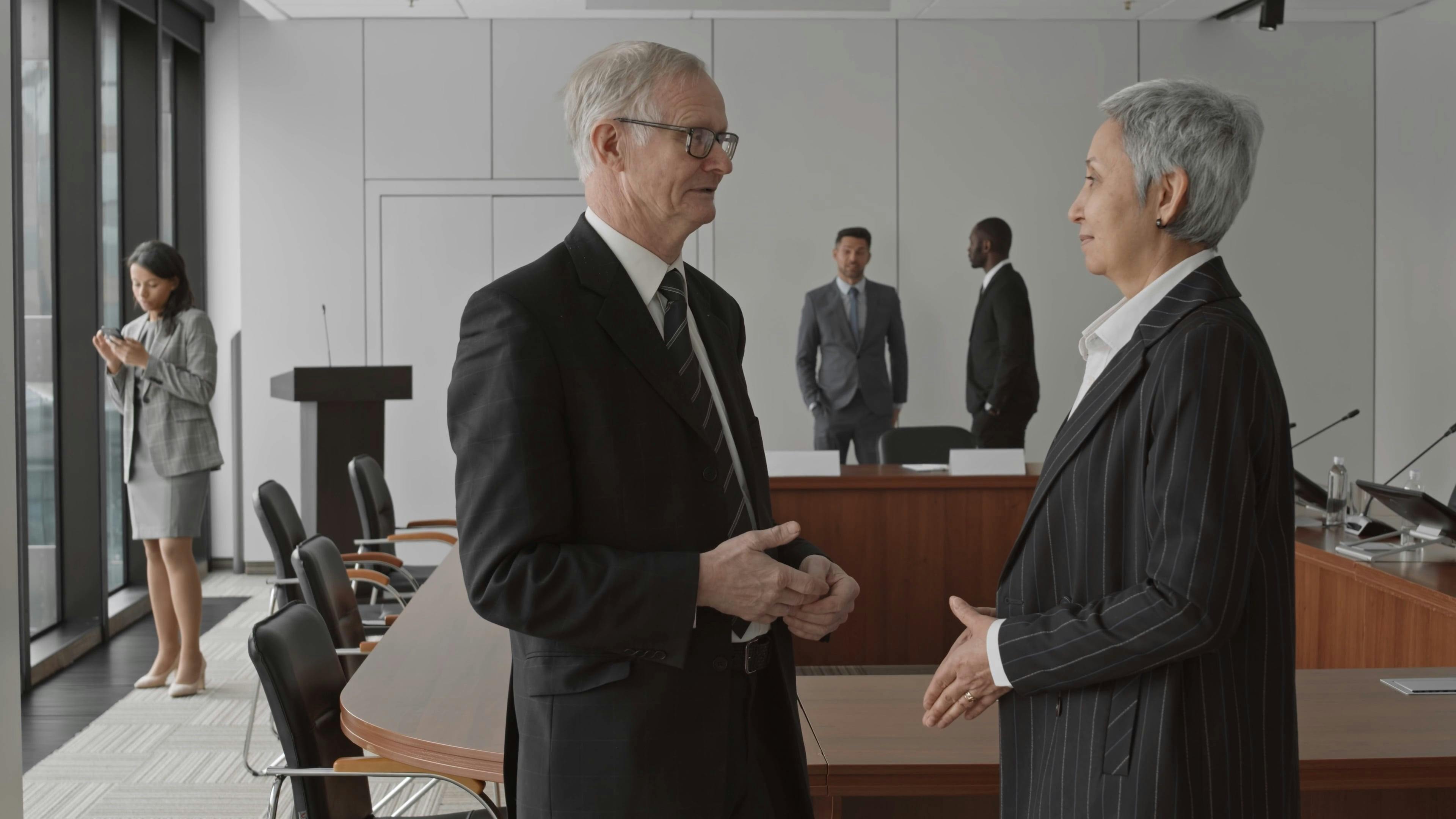 People Talking In The Conference Room Free Stock Video Footage, Royalty ...