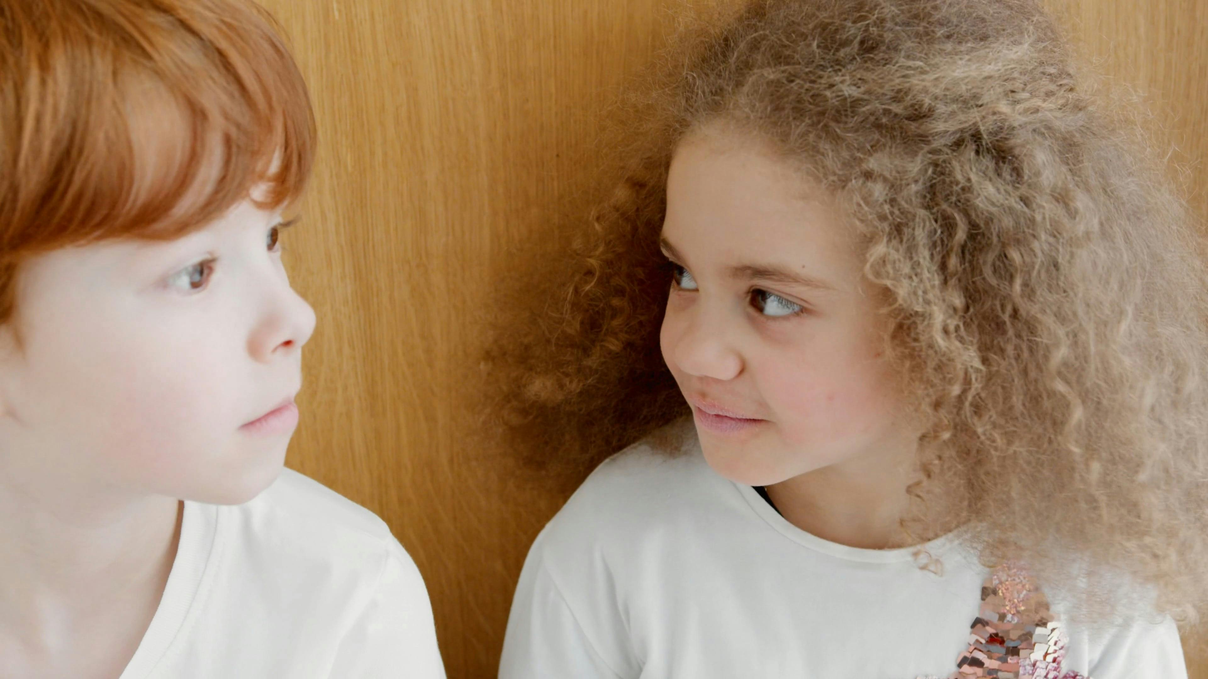 Children Looking at Each Other Free Stock Video Footage, Royalty-Free ...