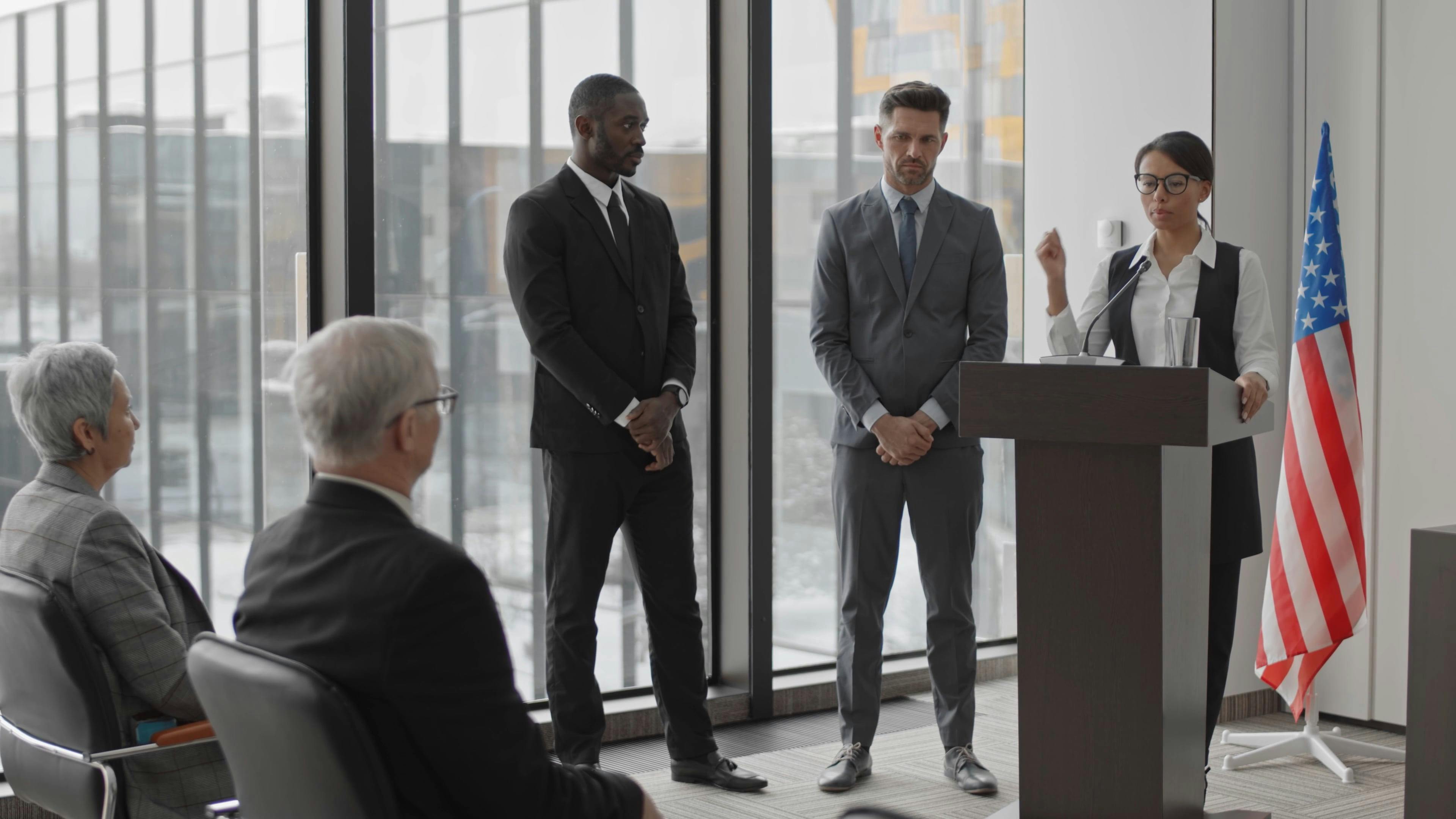 Candidate Practicing his Speech Free Stock Video Footage, Royalty-Free ...