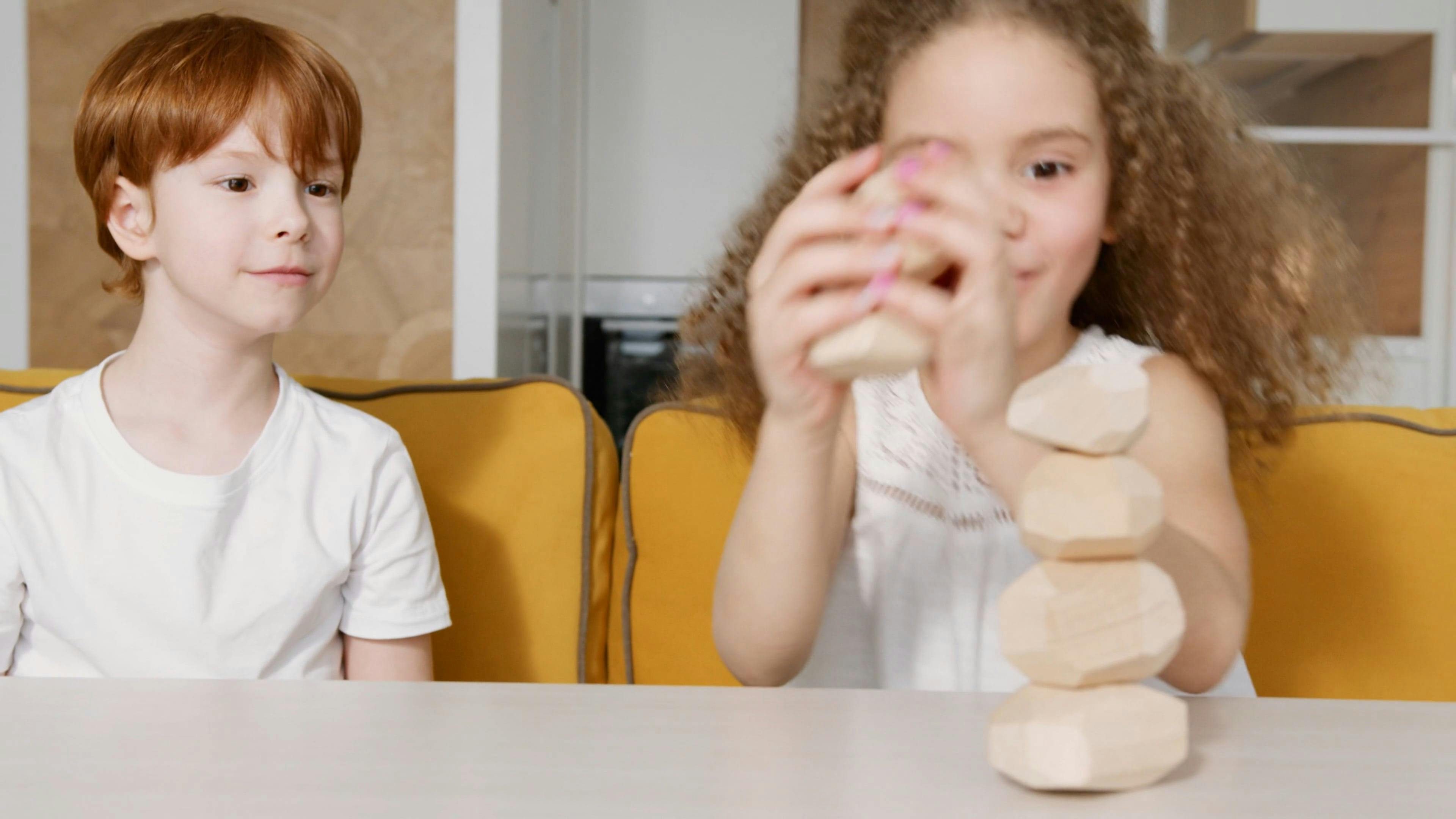 Kids Playing at the Table Free Stock Video Footage, Royalty-Free 4K ...