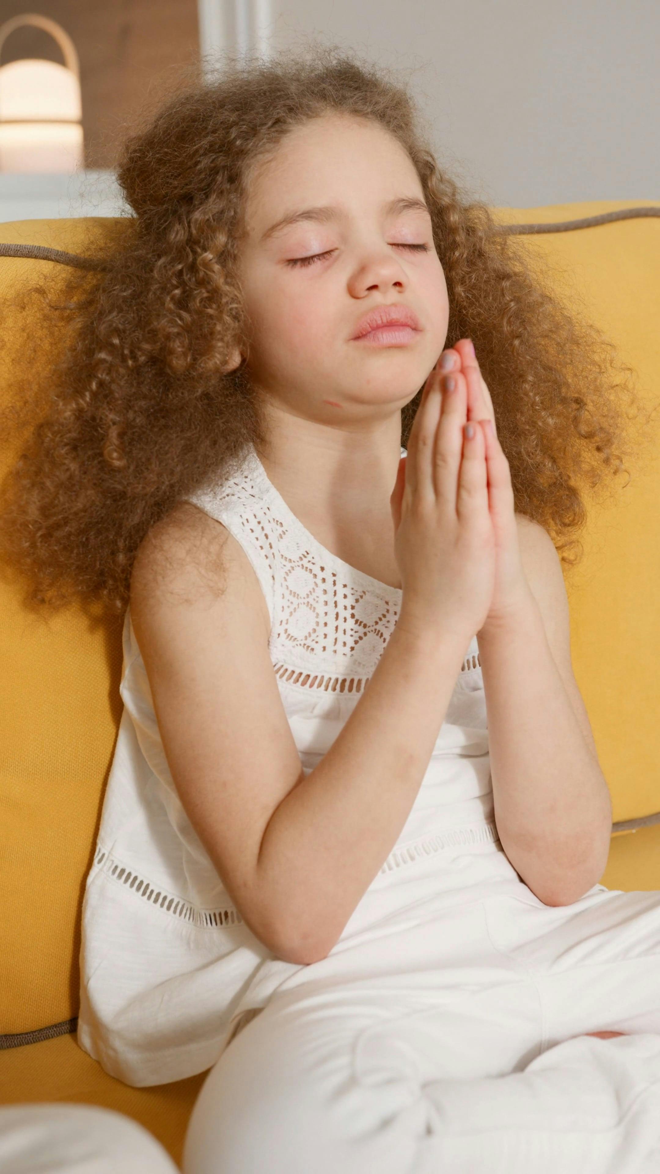 A Child Praying · Free Stock Video