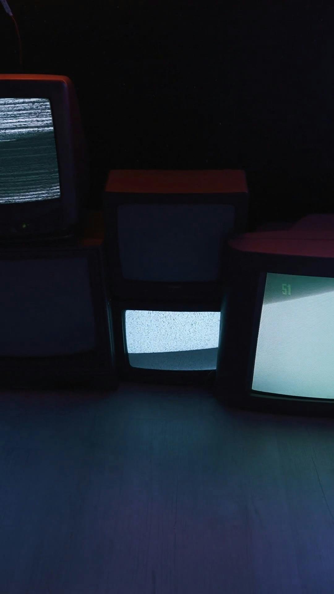 Static Display on Televisions · Free Stock Video